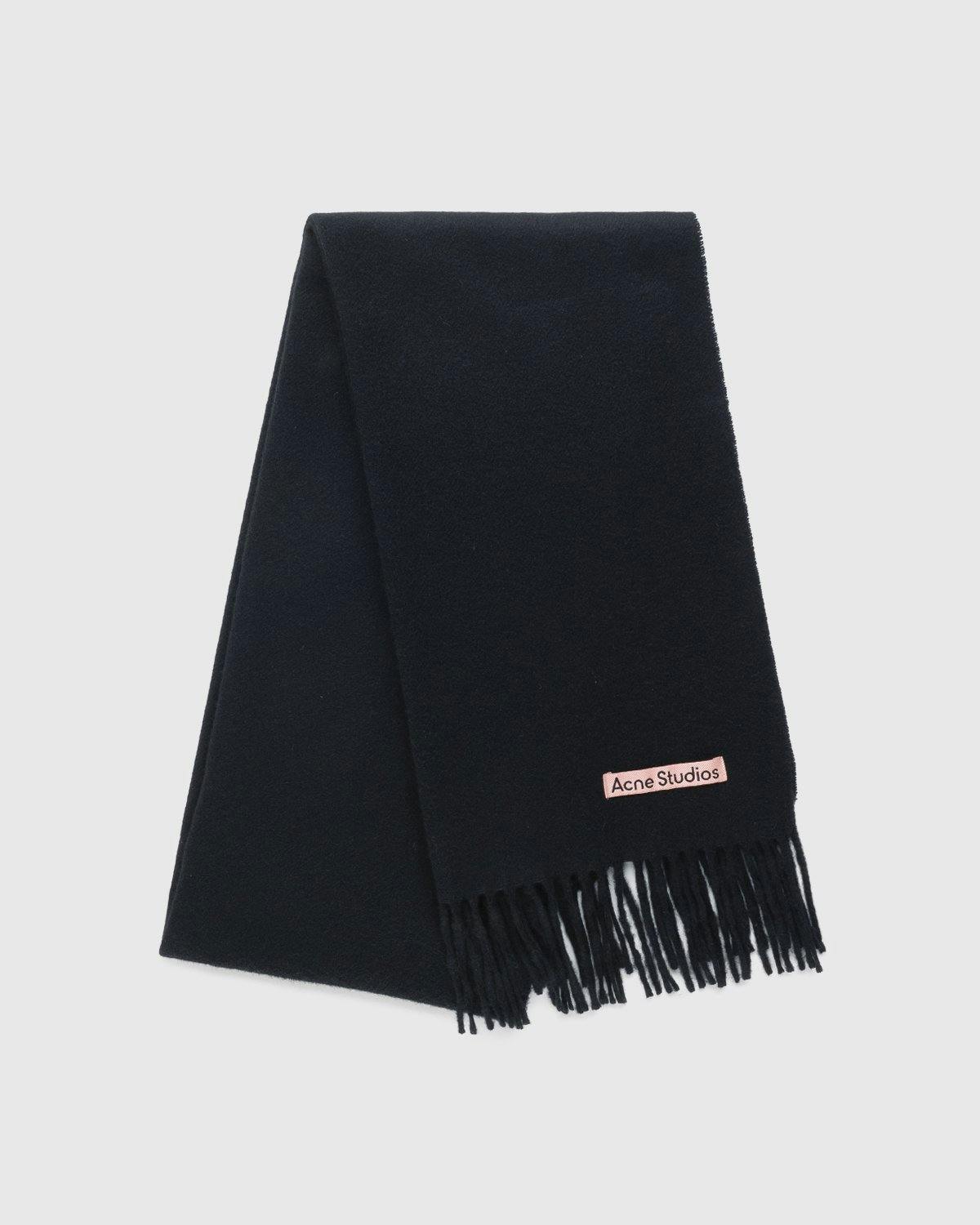 Acne Studios – Narrow Cashmere Scarf Black | Highsnobiety Shop