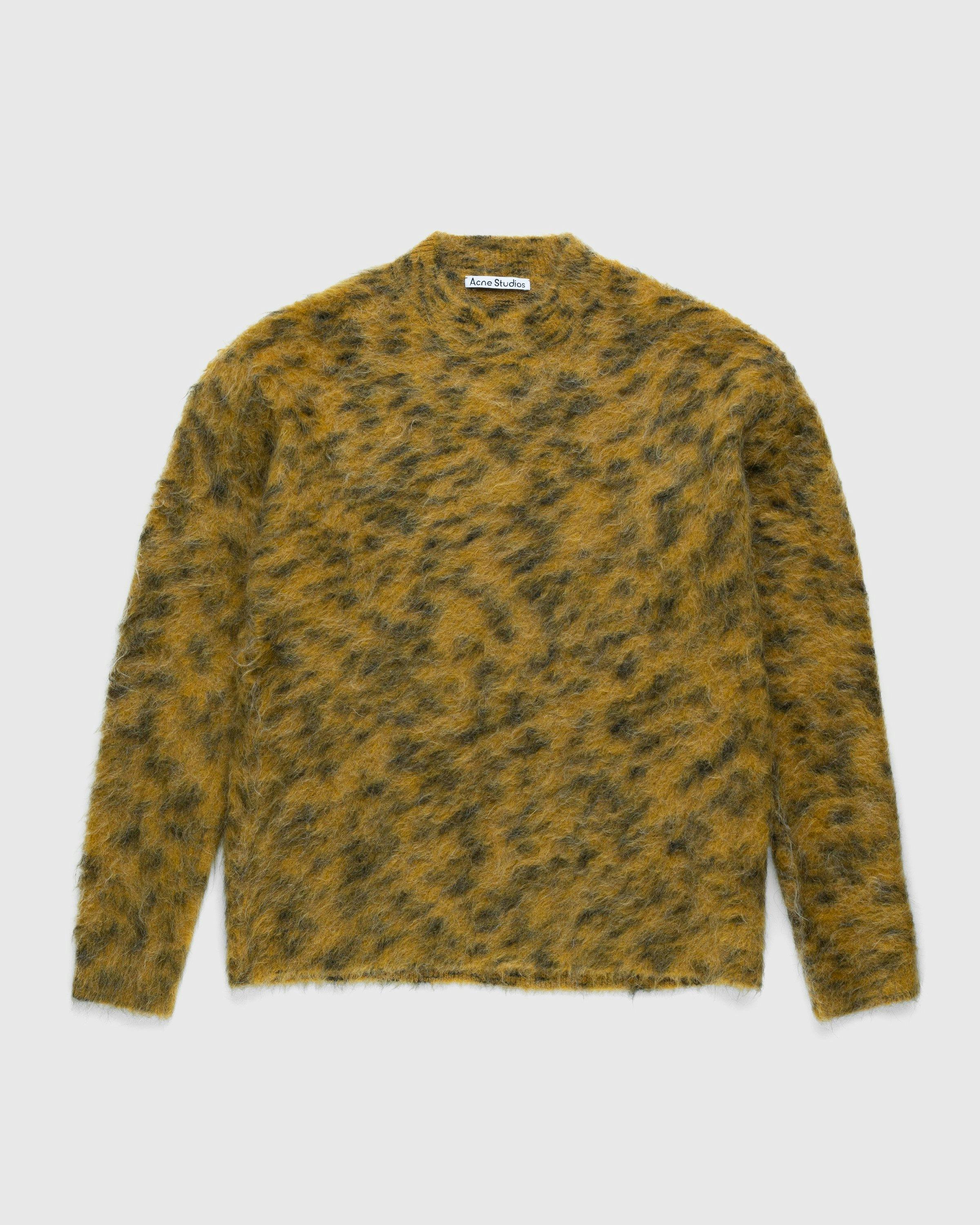 Acne Studios – Hairy Crewneck Sweater Yellow | Highsnobiety Shop