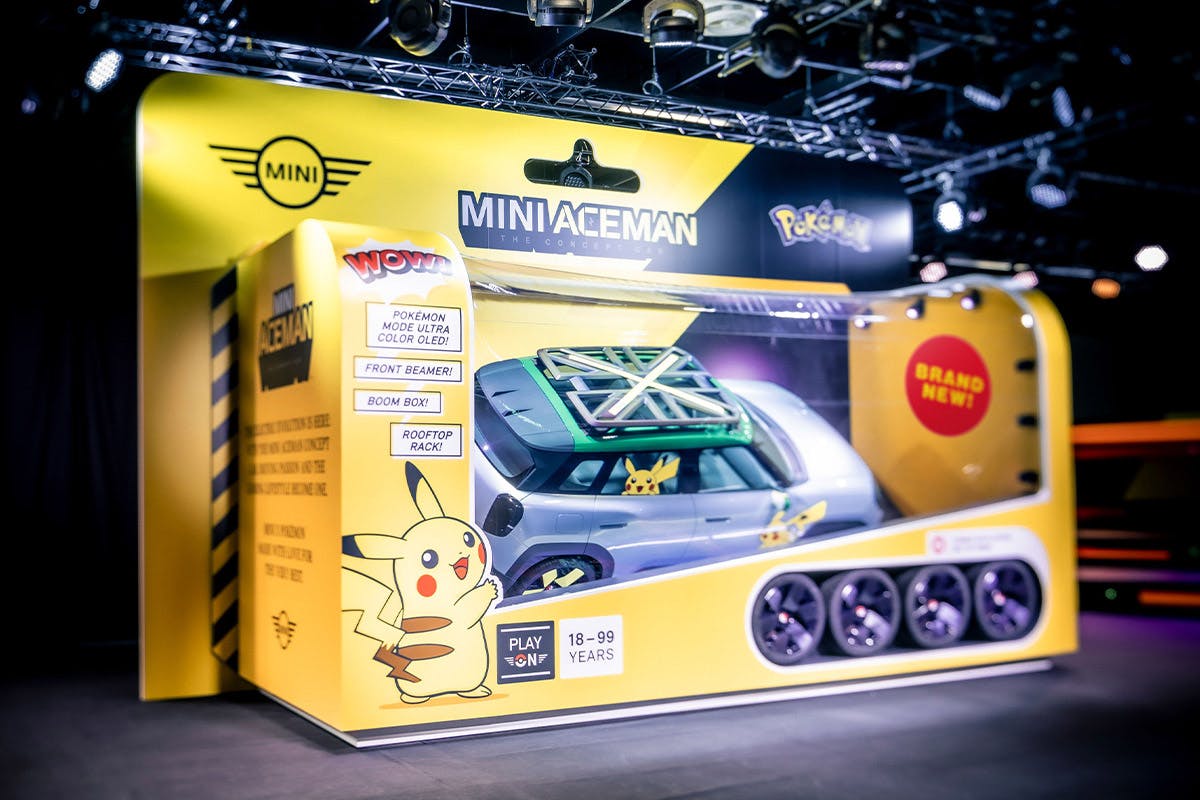 MINI Debuts All-Electric, Pokémon-Themed Concept Car