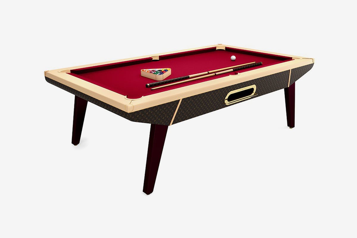 Louis Vuitton Debuts Monogram Pool Table