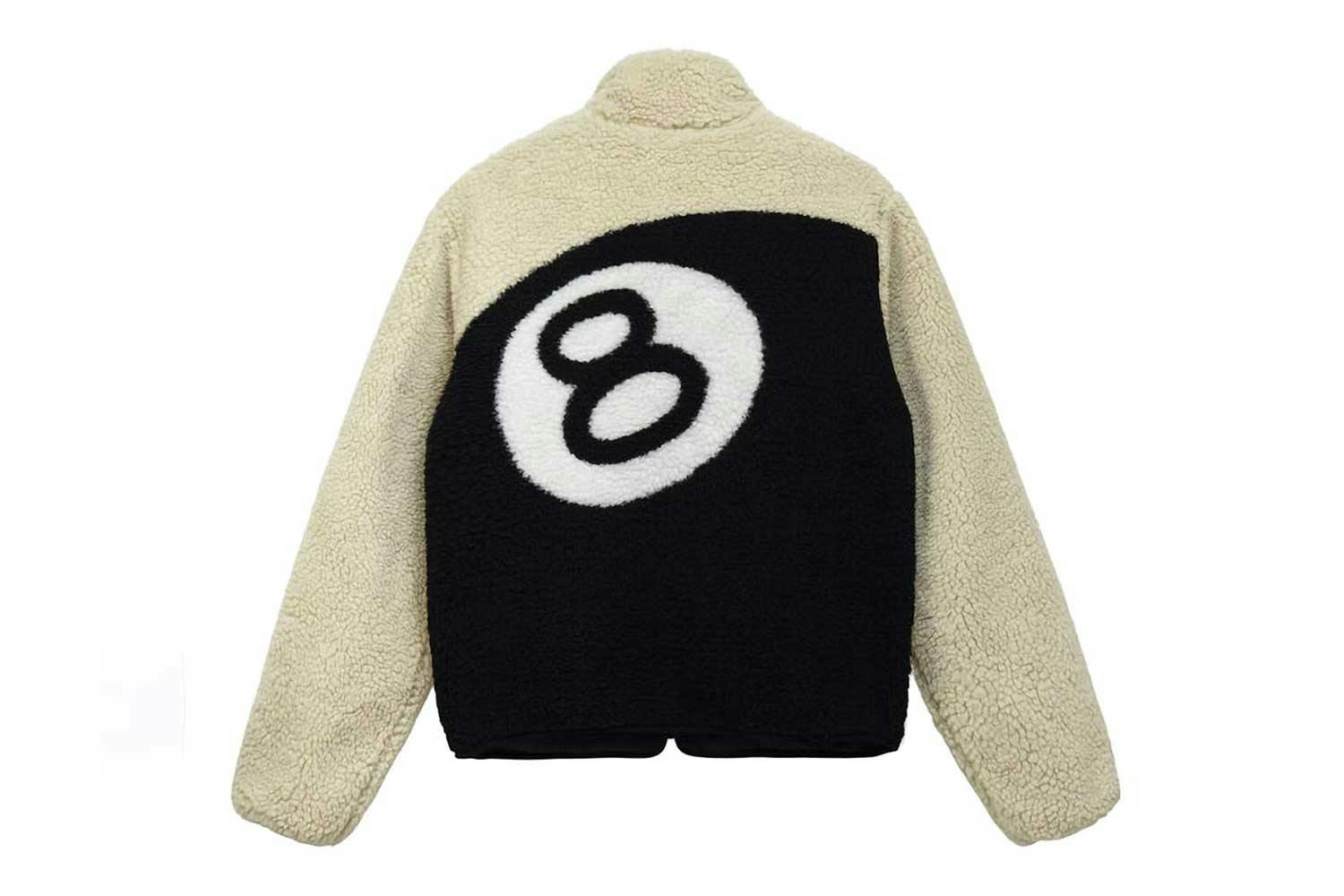 Stüssy's 8-Ball Sherpa Fleece Is Fashion TikTok's Hottest Trend
