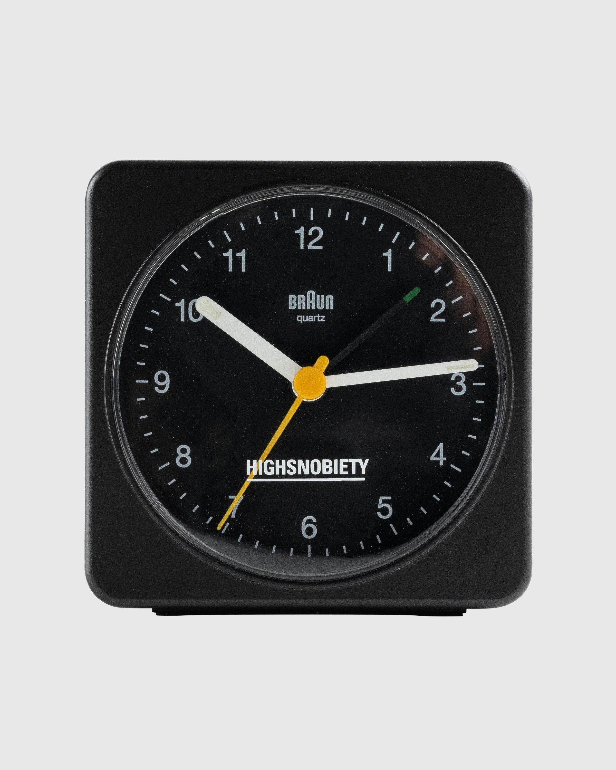 BRAUN x Highsnobiety – BC03 Classic Analogue Alarm Clock Black ...