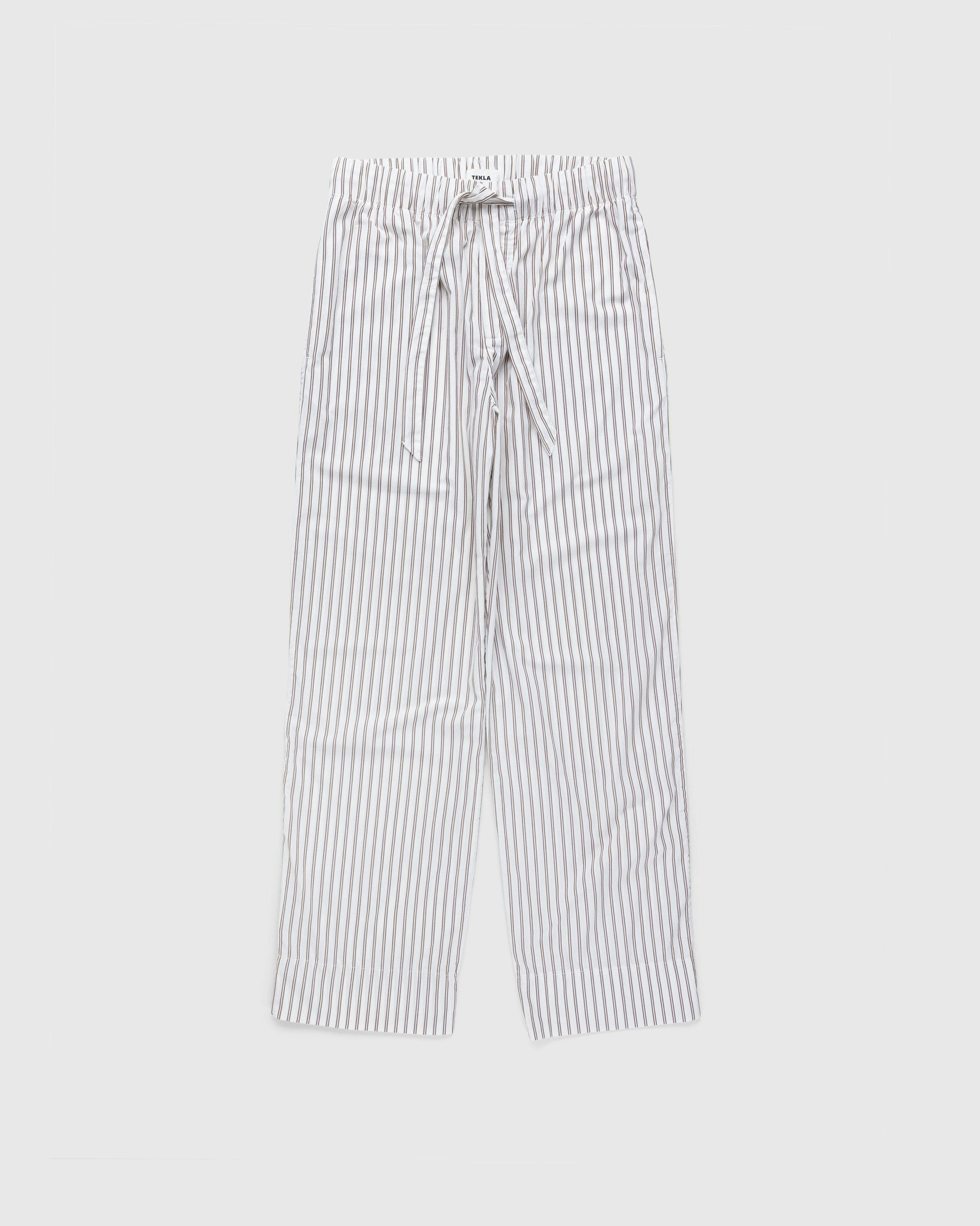 Tekla – Cotton Poplin Pyjamas Pants Hopper Stripes | Highsnobiety Shop