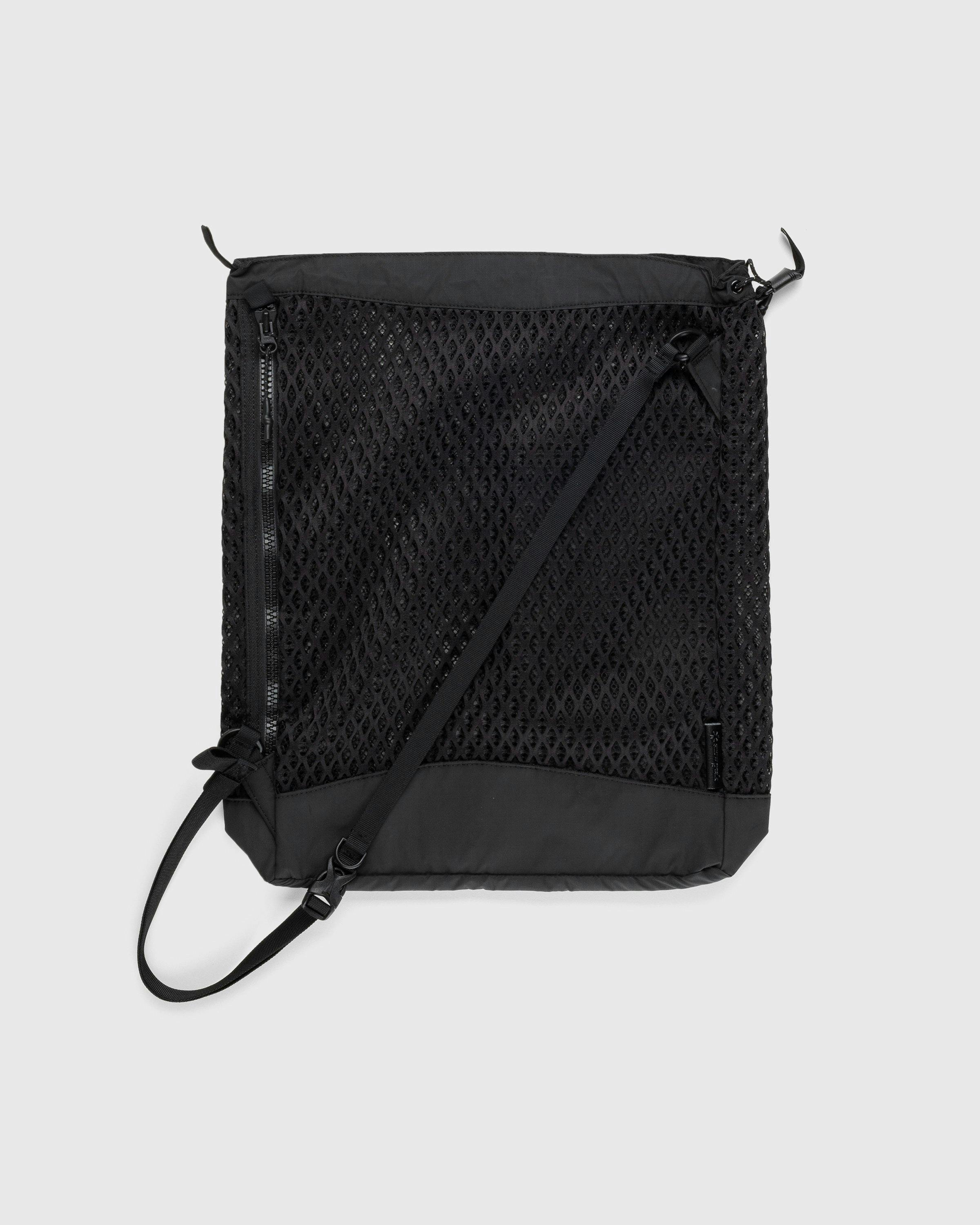 Snow Peak – Double Face Mesh Shoulder Bag Black | Highsnobiety Shop