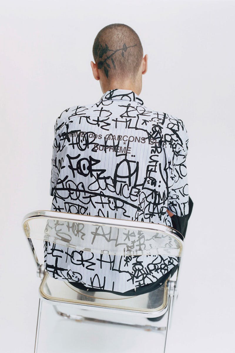 New Supreme x CDG Drop Features Work of Legendary Graffiti Artist