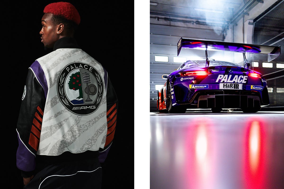 Palace Skateboards x Mercedes AMG GT3 Collaboration