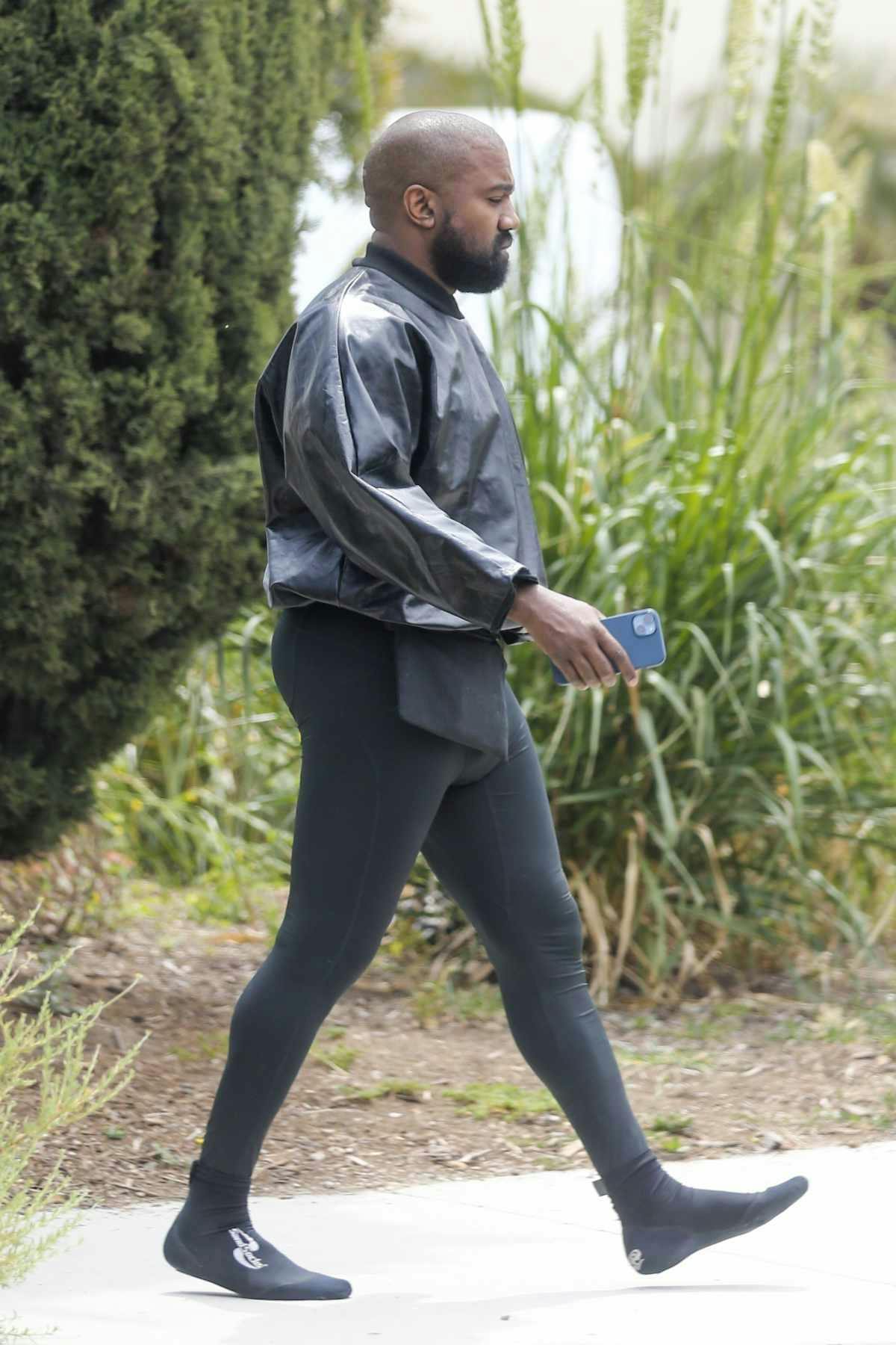 No More Sneakers: Kanye Just Wears YEEZY Socks Now