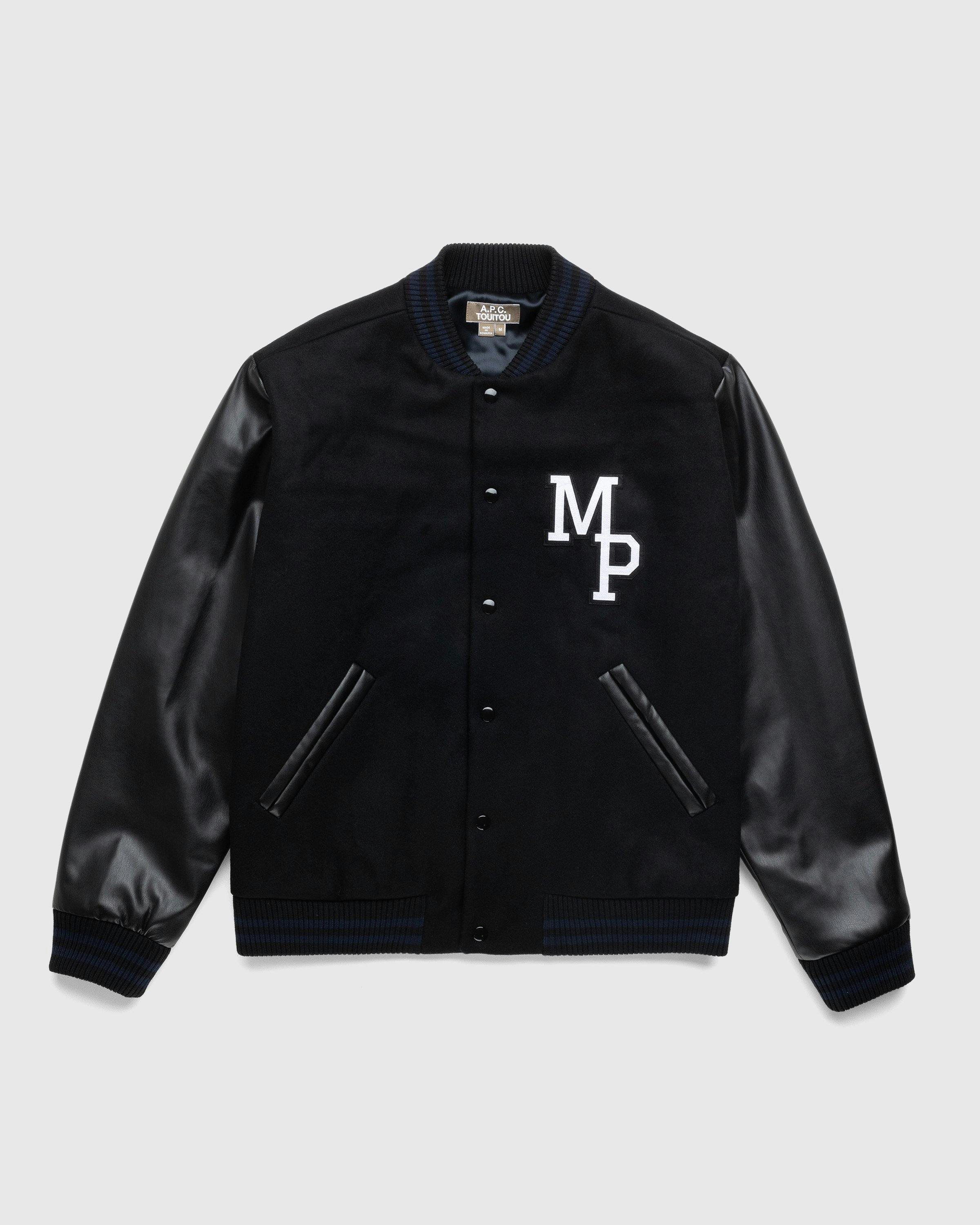 A.P.C. x Jean Touitou – Miss Rayon Varsity Jacket Black | Highsnobiety Shop