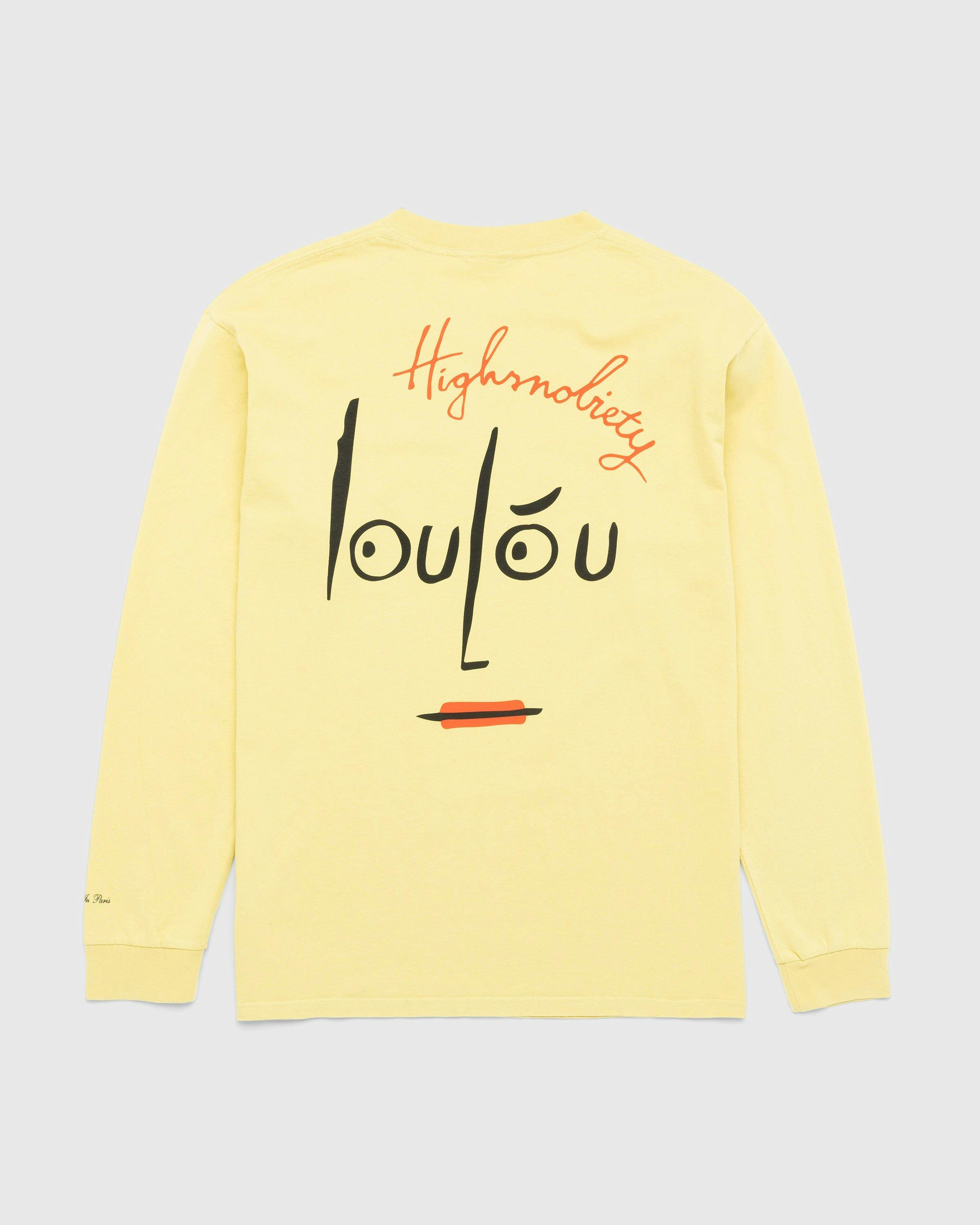 Loulou Paris x Highsnobiety – Long Sleeve T-Shirt Lemon | Highsnobiety Shop