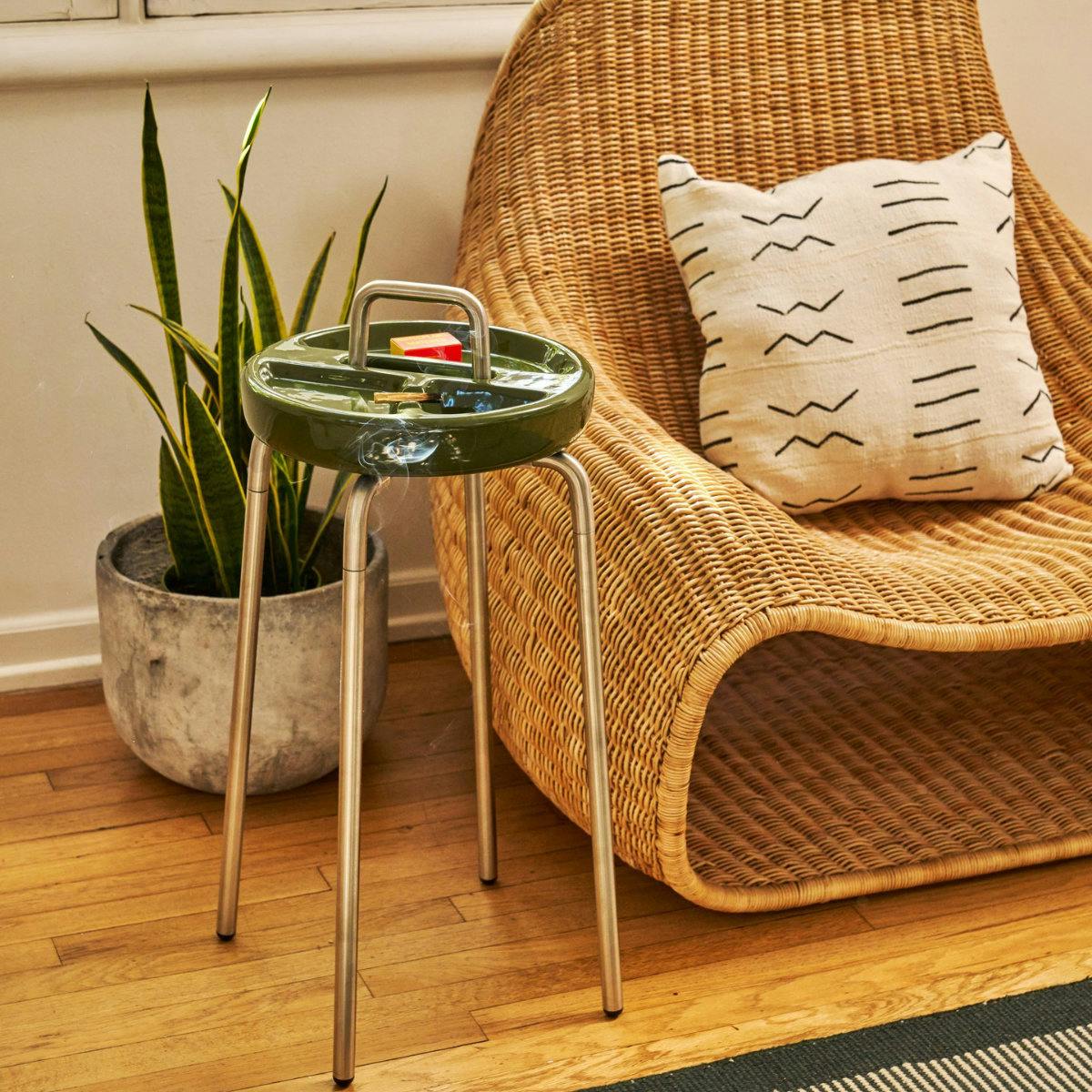 Seth Rogen’s Houseplant Drops a Side Table That’s Also an Ashtray