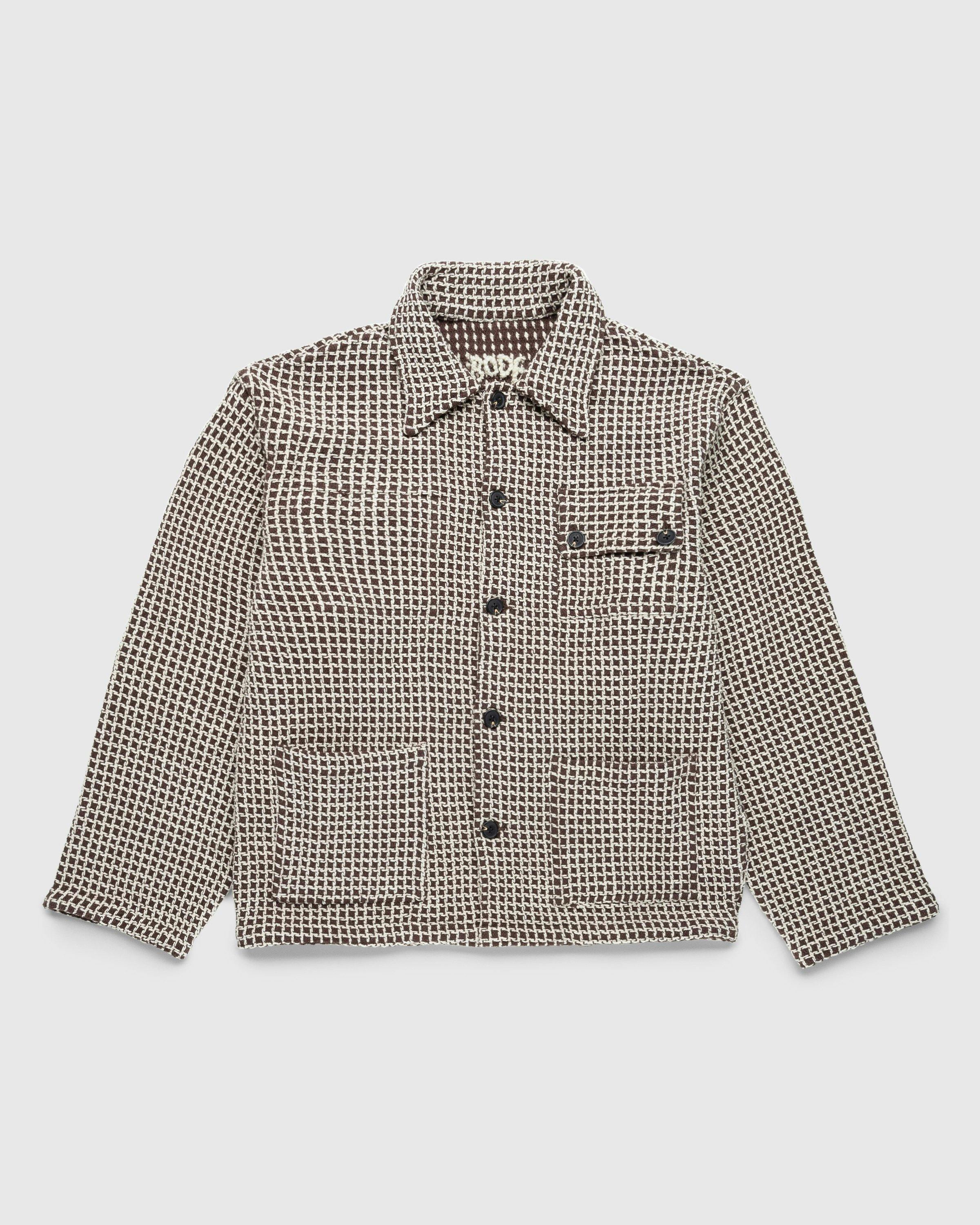 Bode – Reversible Duo Waffle Jacket Brown | Highsnobiety Shop