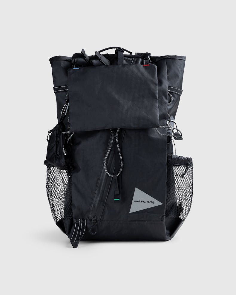 And Wander – Dry Easy Denim Wide Pants Black | Highsnobiety Shop