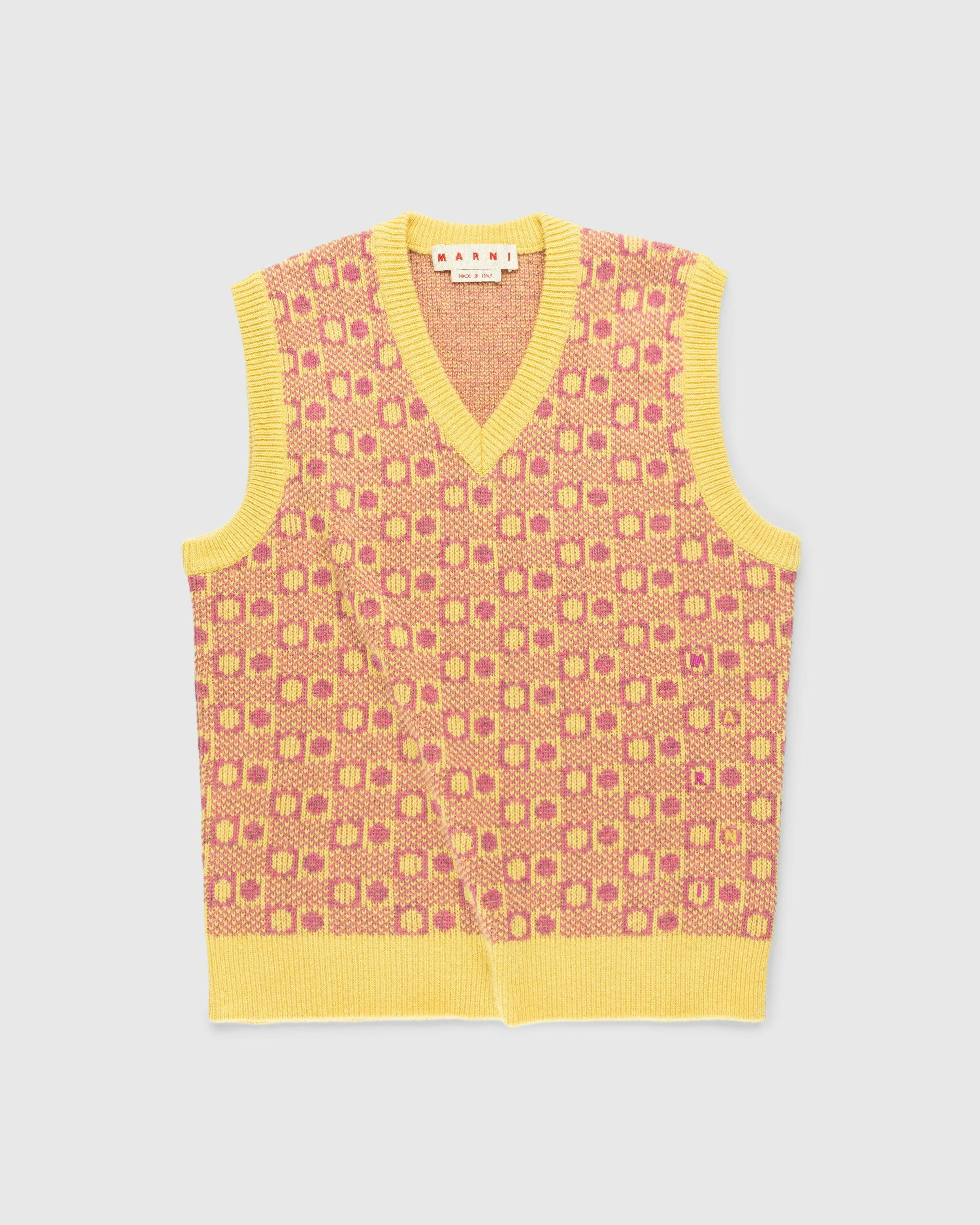 Marni – V-Neck Sweater Vest Cassis | Highsnobiety Shop