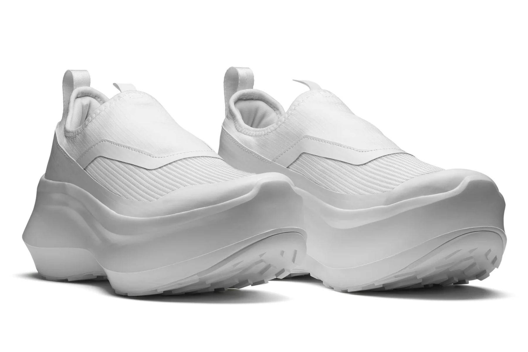 CDG Made Salomon’s Slip-On Platform Shoes Hella Chunky