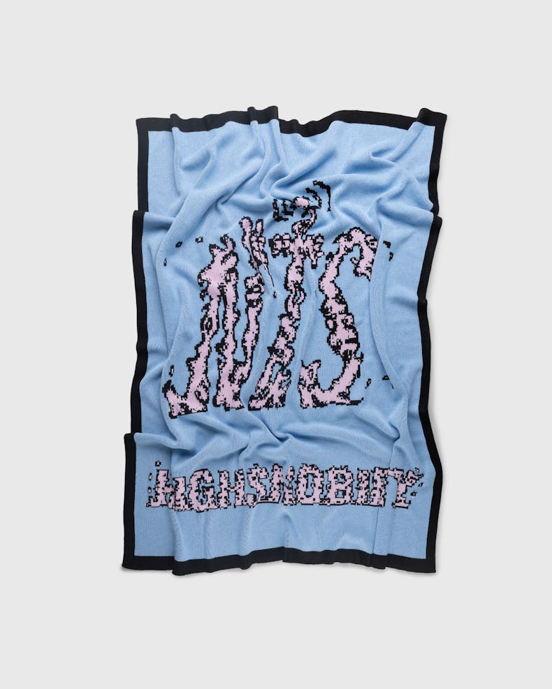 NTS x Highsnobiety – Fleece Flower Hoodie Ivory/Black | Highsnobiety Shop