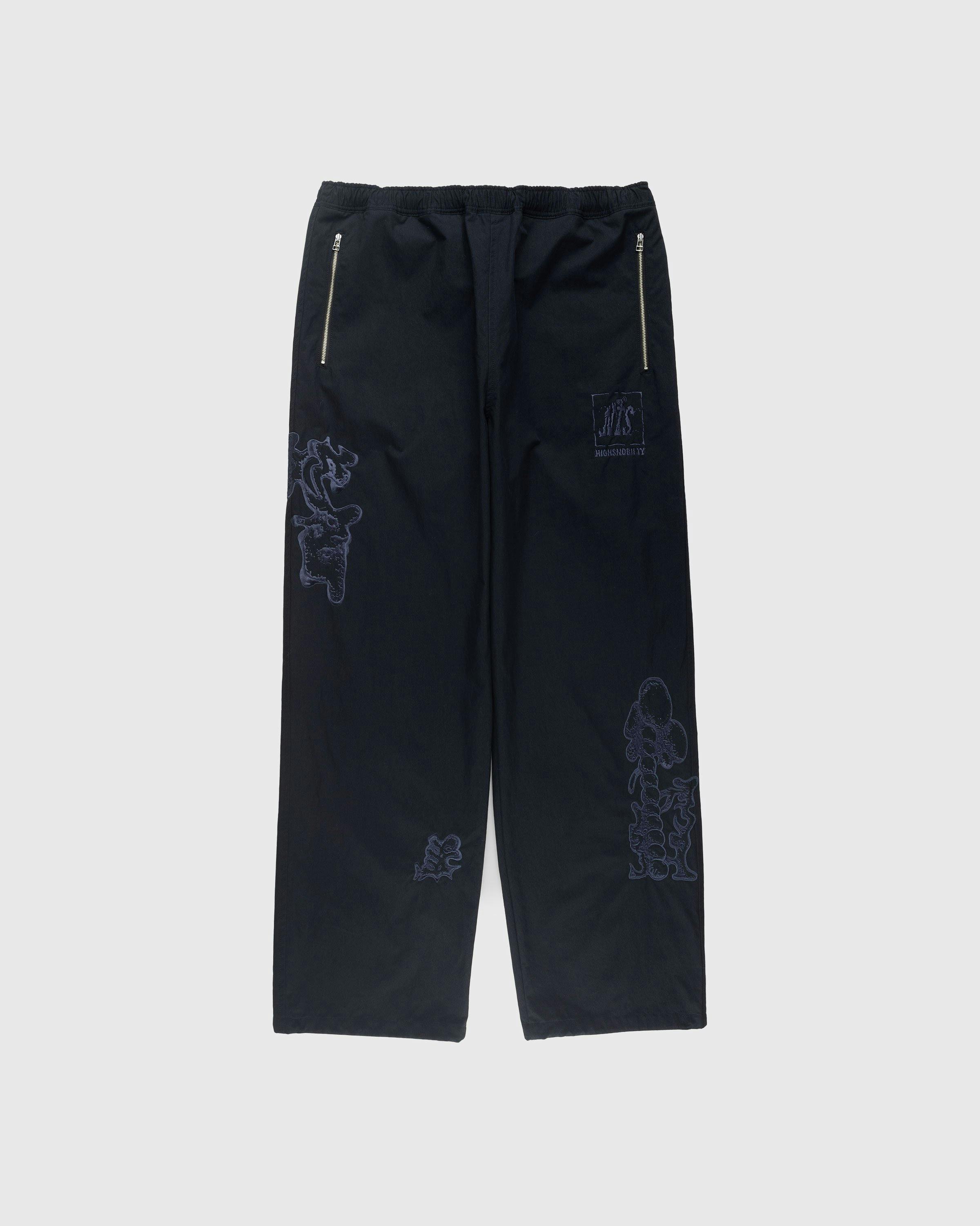 NTS x Highsnobiety – Brushed Nylon Trackpants Navy | Highsnobiety Shop