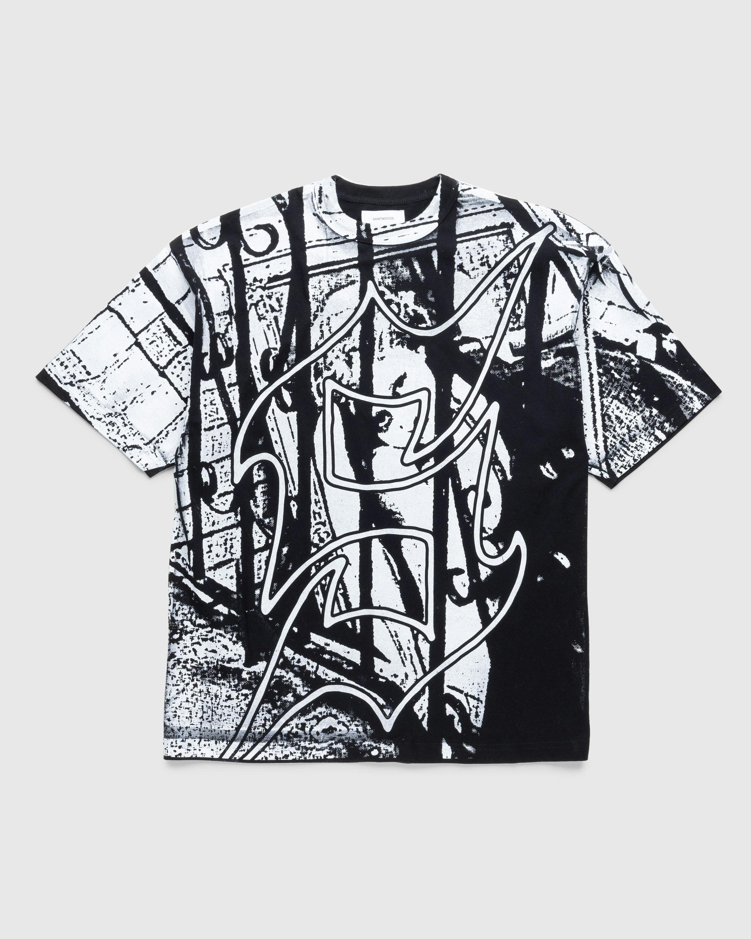 Saintwoods – S Angel Tee Black | Highsnobiety Shop