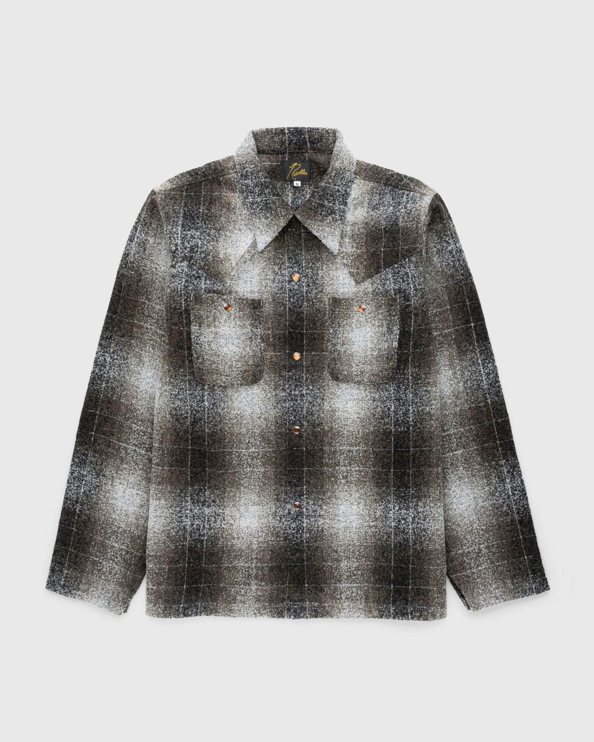 Needles – Cowboy One-Up Shirt - W/N/PE Ombre Plaid | Highsnobiety Shop