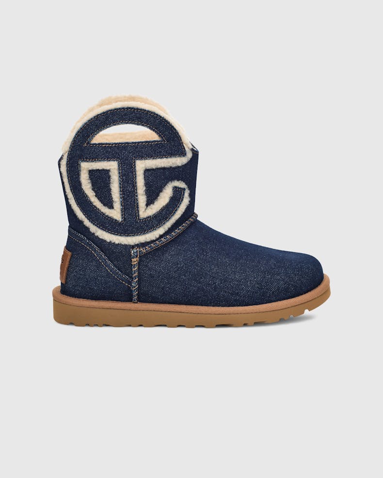 Ugg x Telfar – Logo Mini Boot Chestnut | Highsnobiety Shop