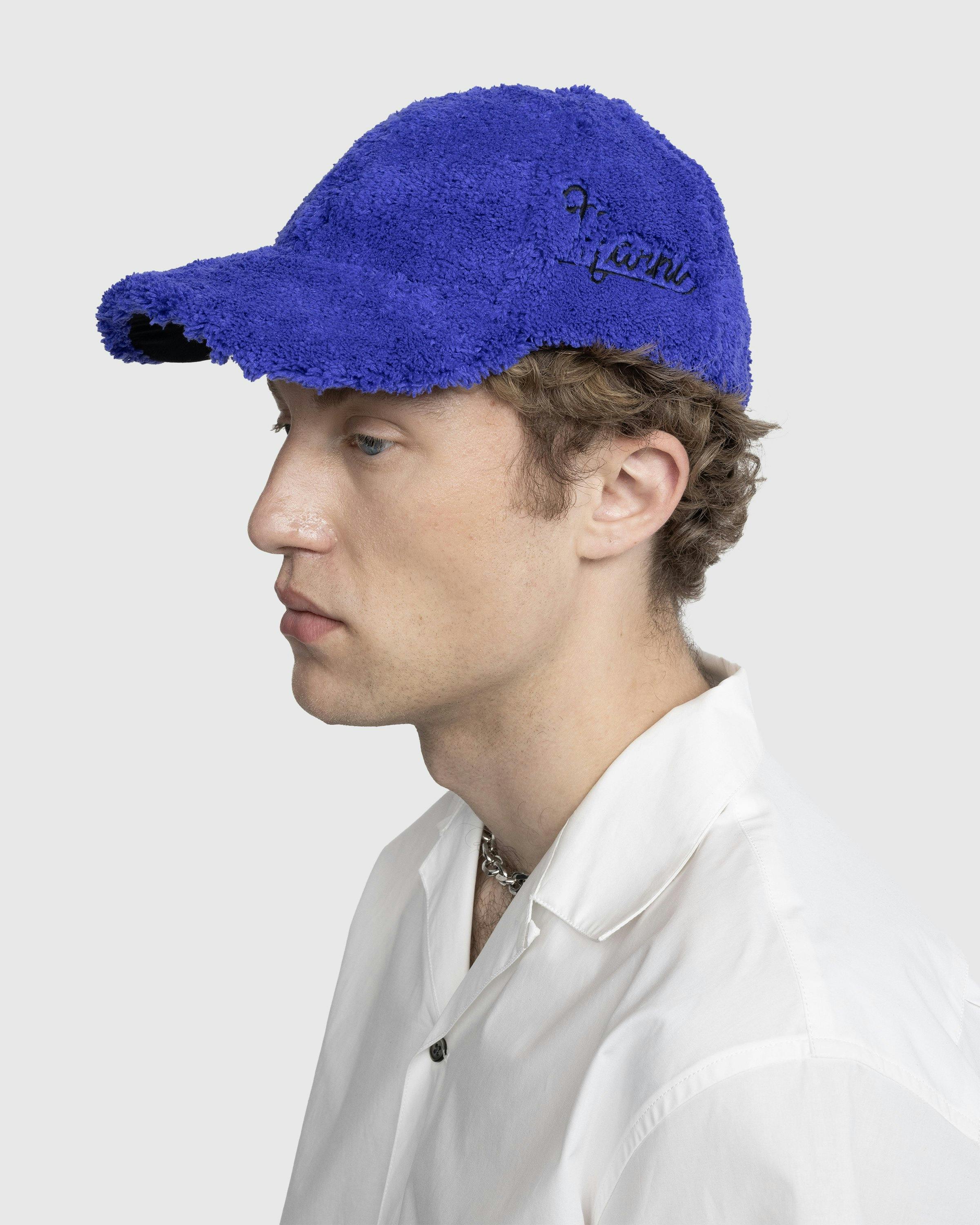 Marni – Fuzzy Faux Fur Baseball Hat Blue | Highsnobiety Shop