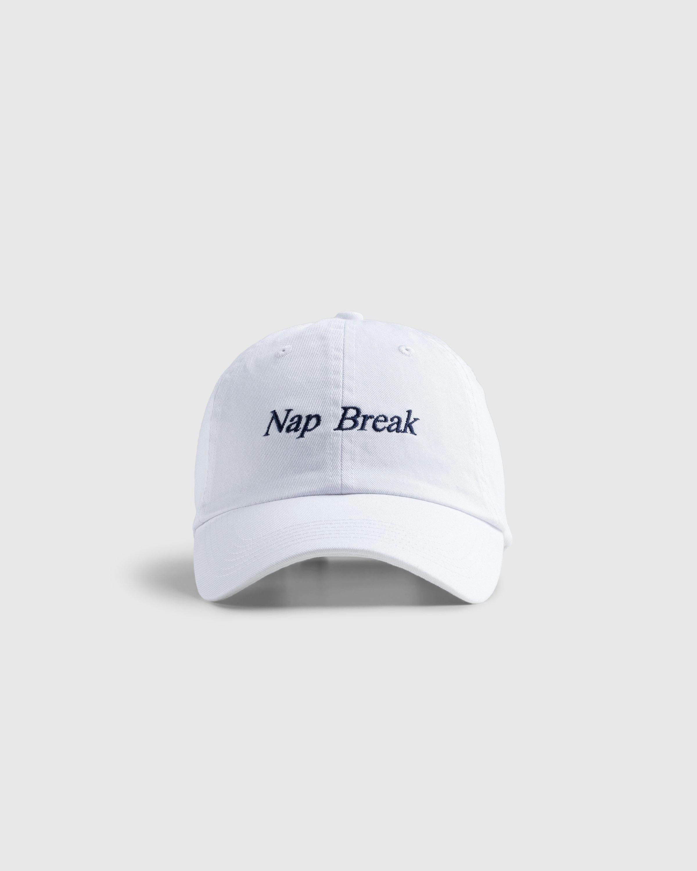 HO HO COCO – Nap Break Cap White/Navy | Highsnobiety Shop