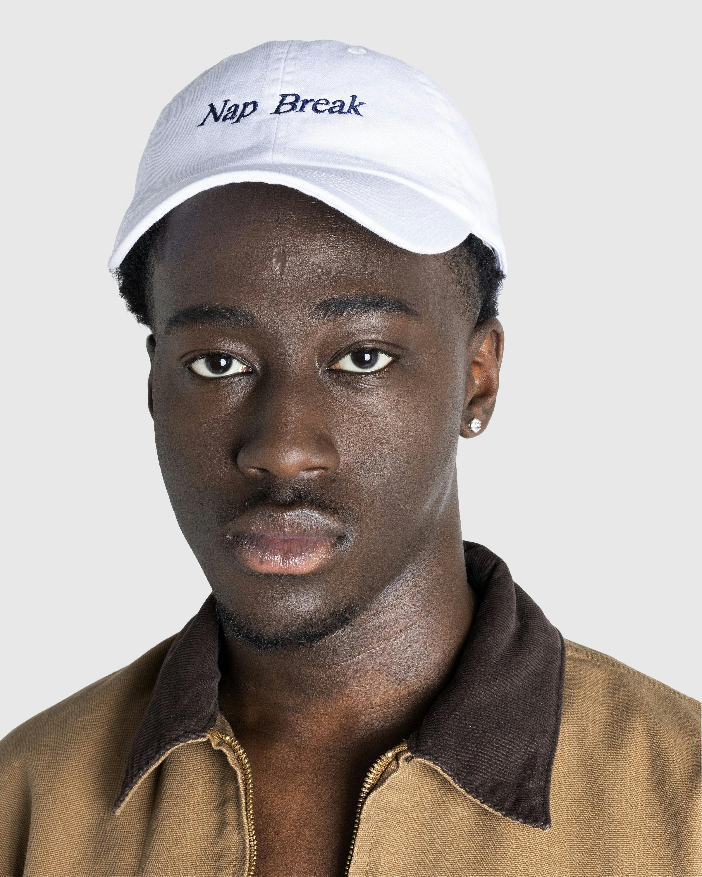 HO HO COCO – Nap Break Cap White/Navy | Highsnobiety Shop