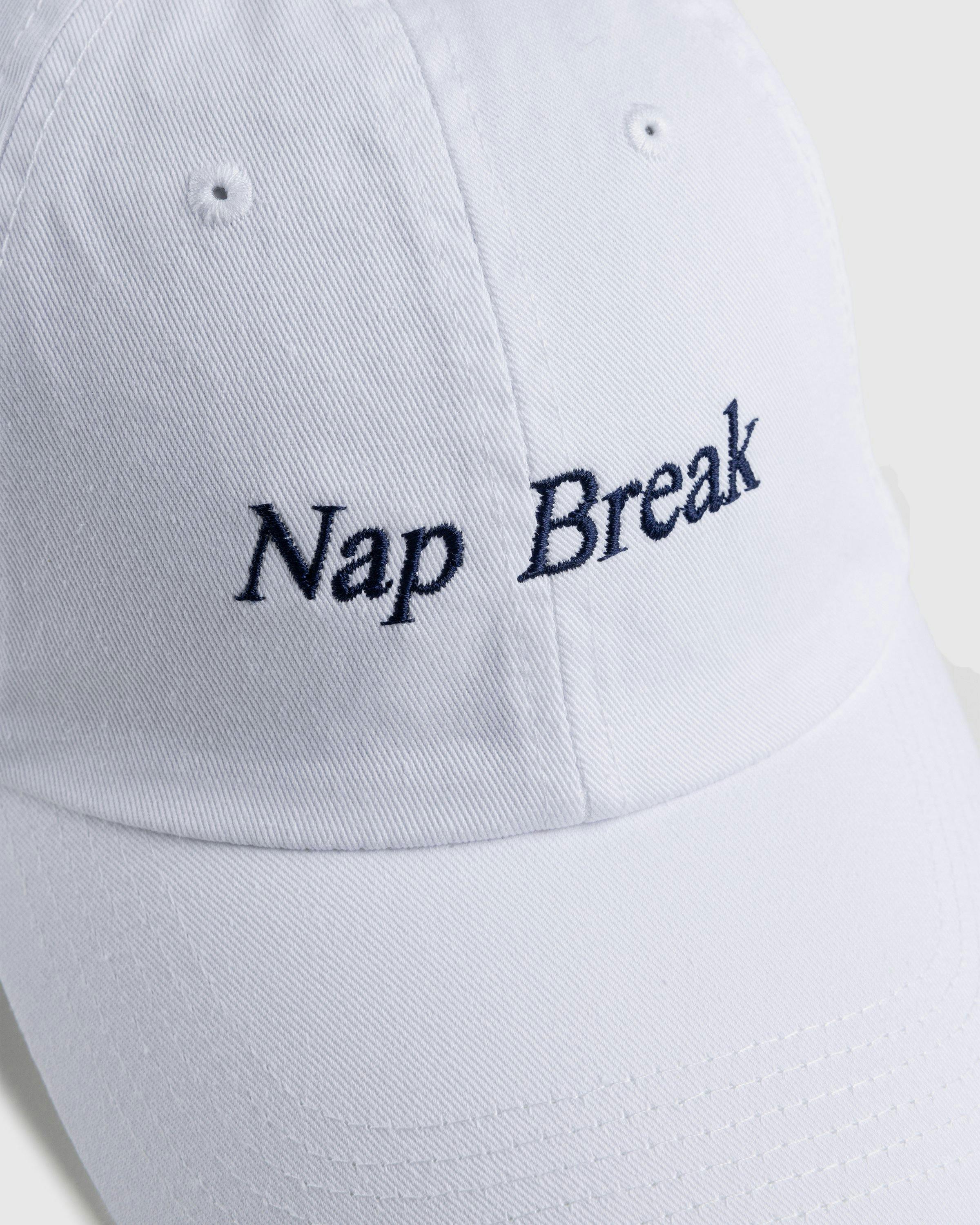 HO HO COCO – Nap Break Cap White/Navy | Highsnobiety Shop