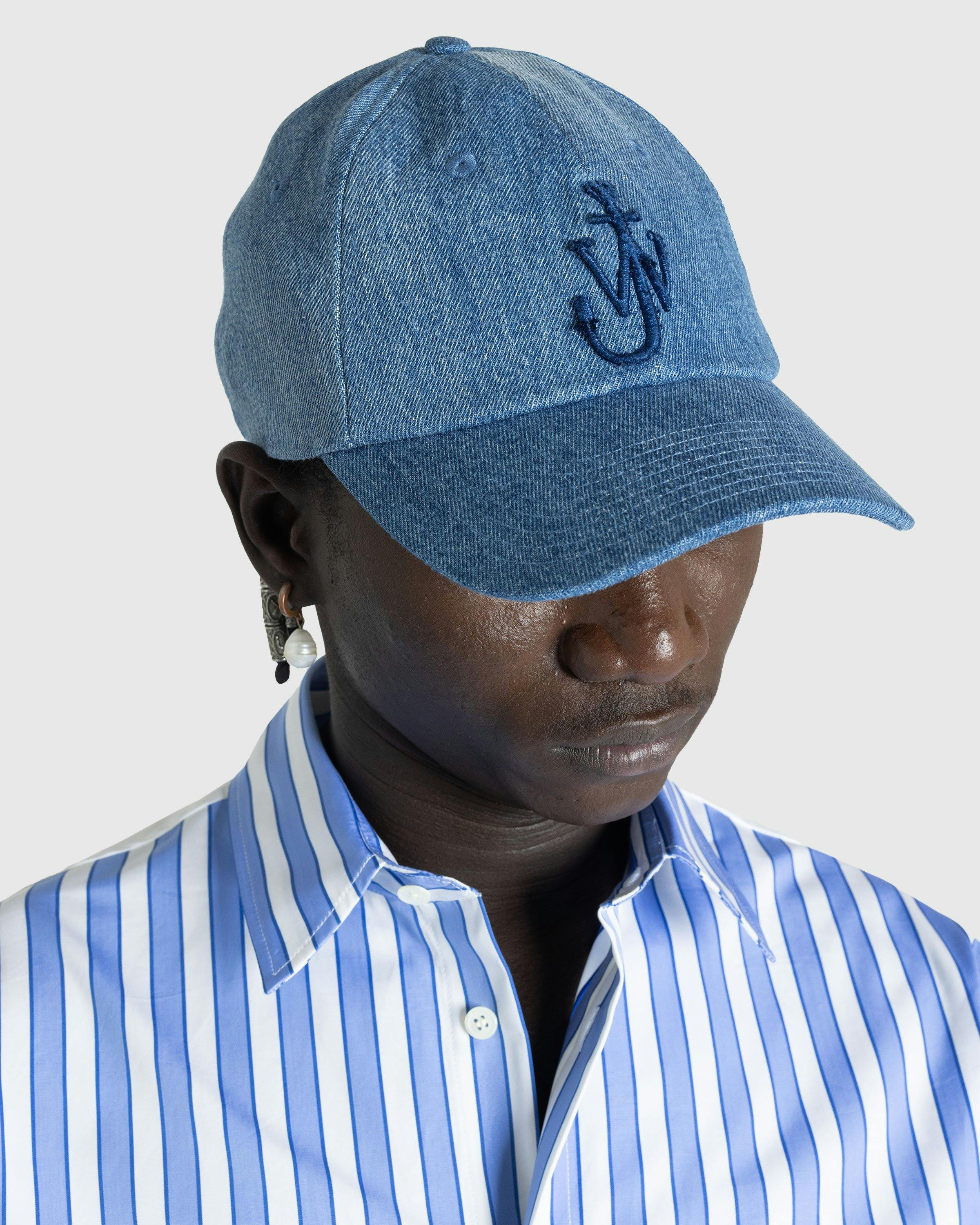 J.W. Anderson – Anchor Logo Baseball Cap Blue | Highsnobiety Shop