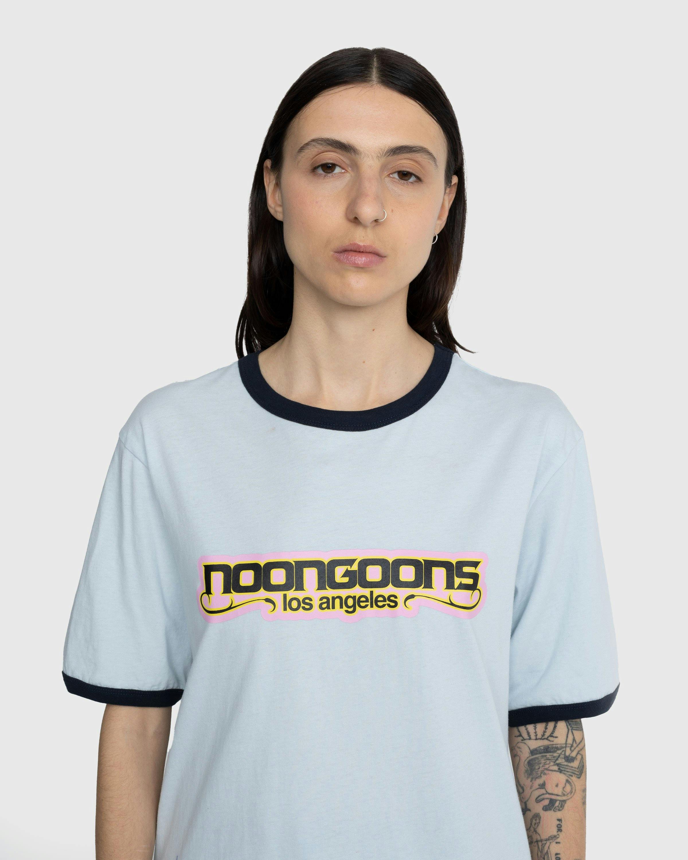 Noon Goons – Be Right Back Ringer T-Shirt Blue | Highsnobiety Shop