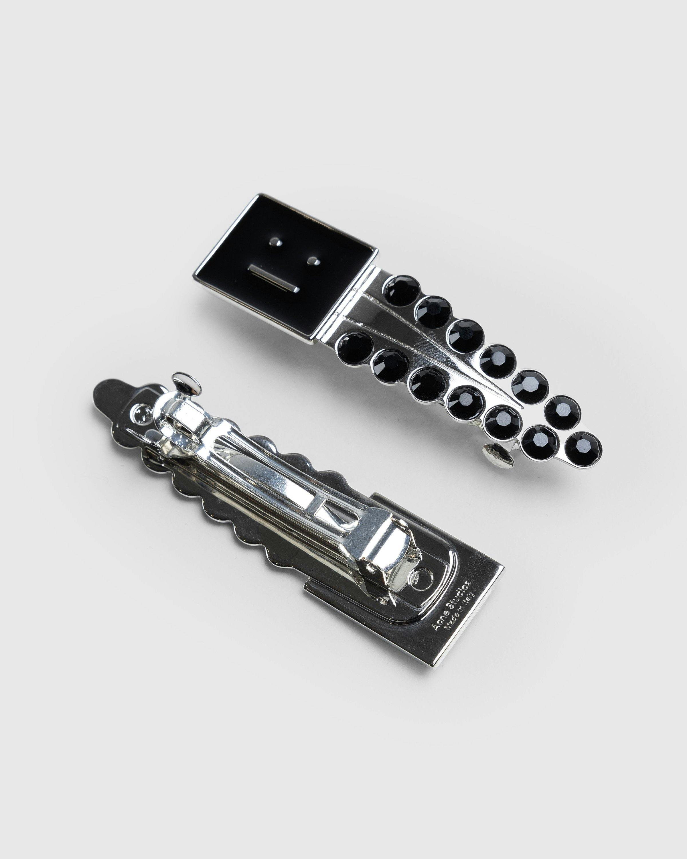 Acne Studios – face Logo Hair Clips Black | Highsnobiety Shop