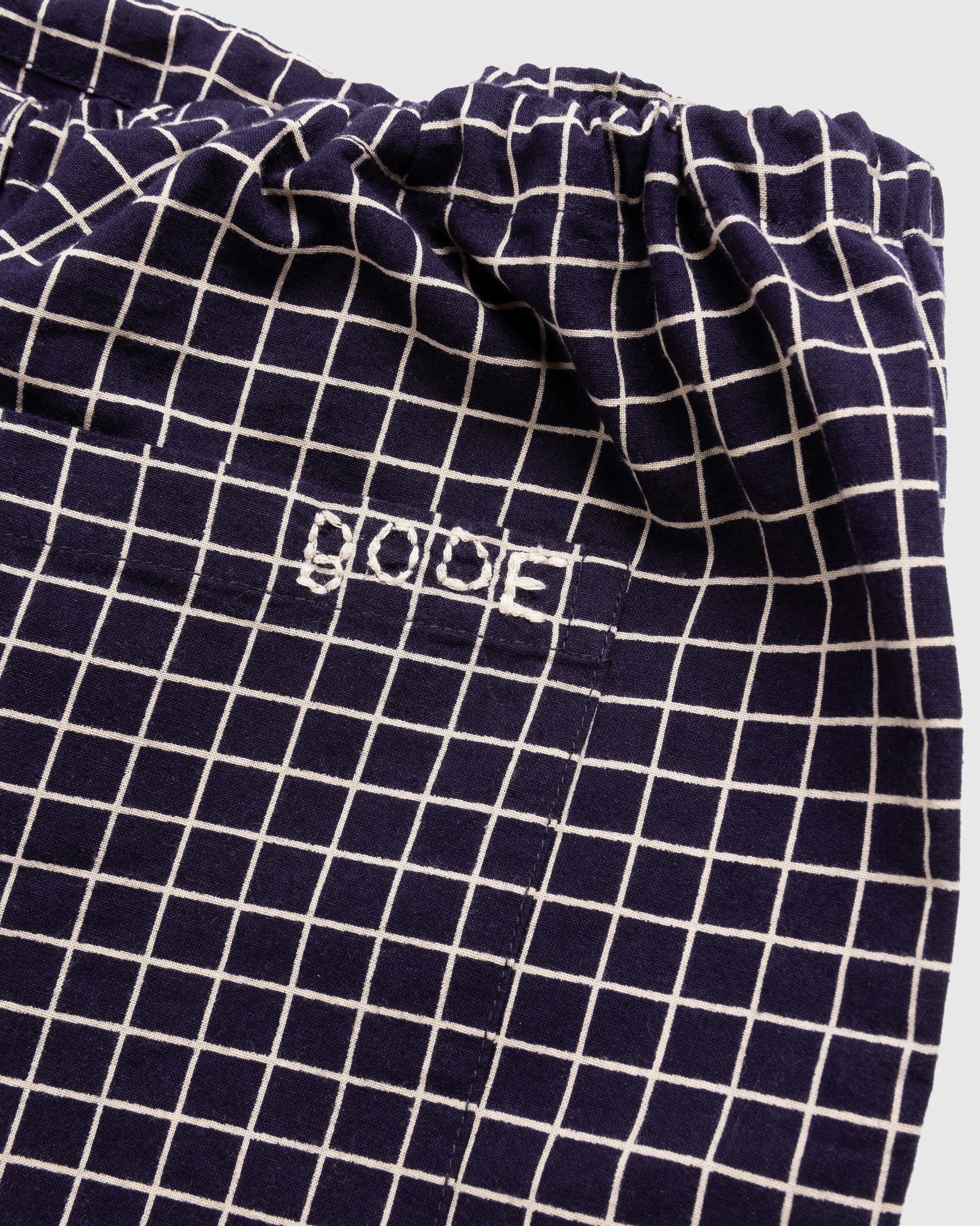 Bode – Midnight Grid Pajama Pant | Highsnobiety Shop