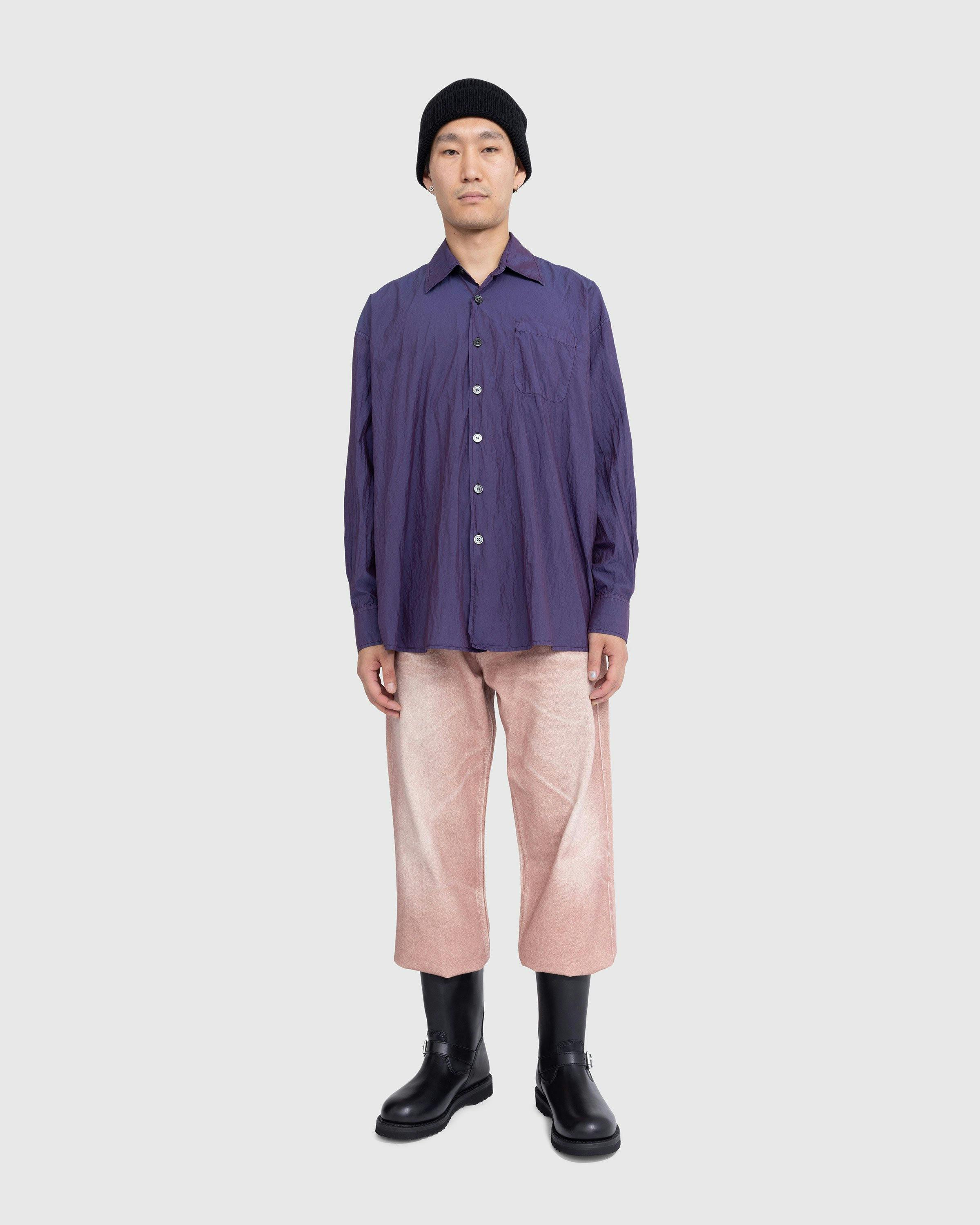 Our Legacy – Borrowed Shirt Blackcurrant Parachute Poplin ...