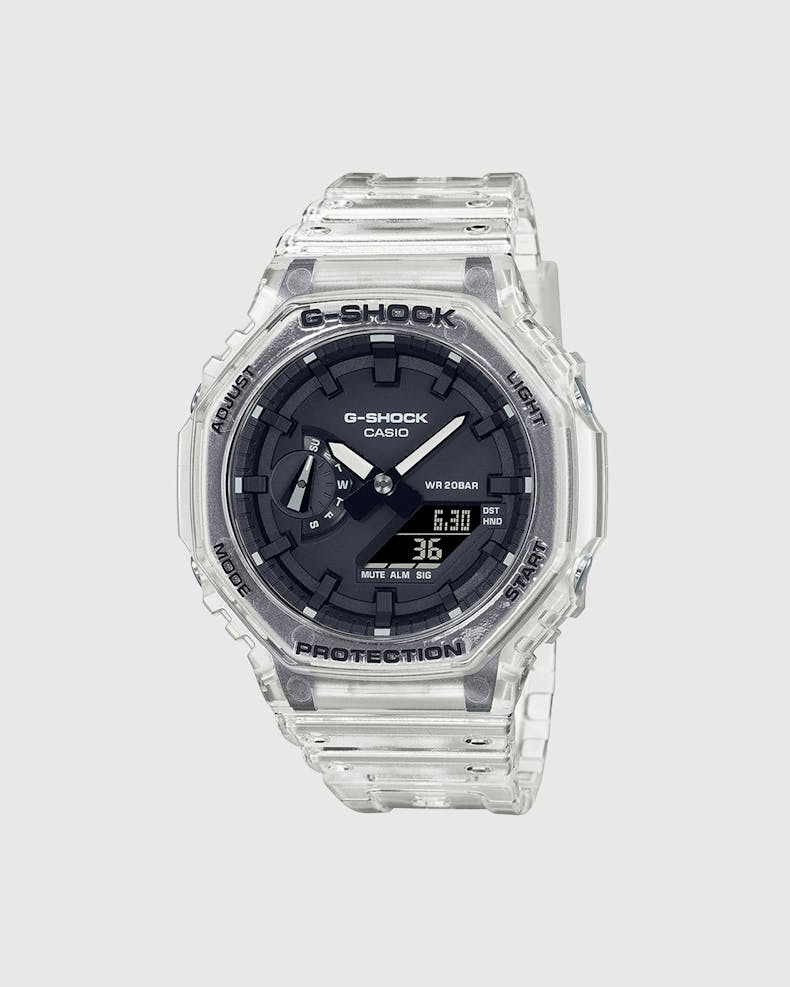 Casio – G-Shock DW-5600SKE-7ER Transparent White | Highsnobiety Shop