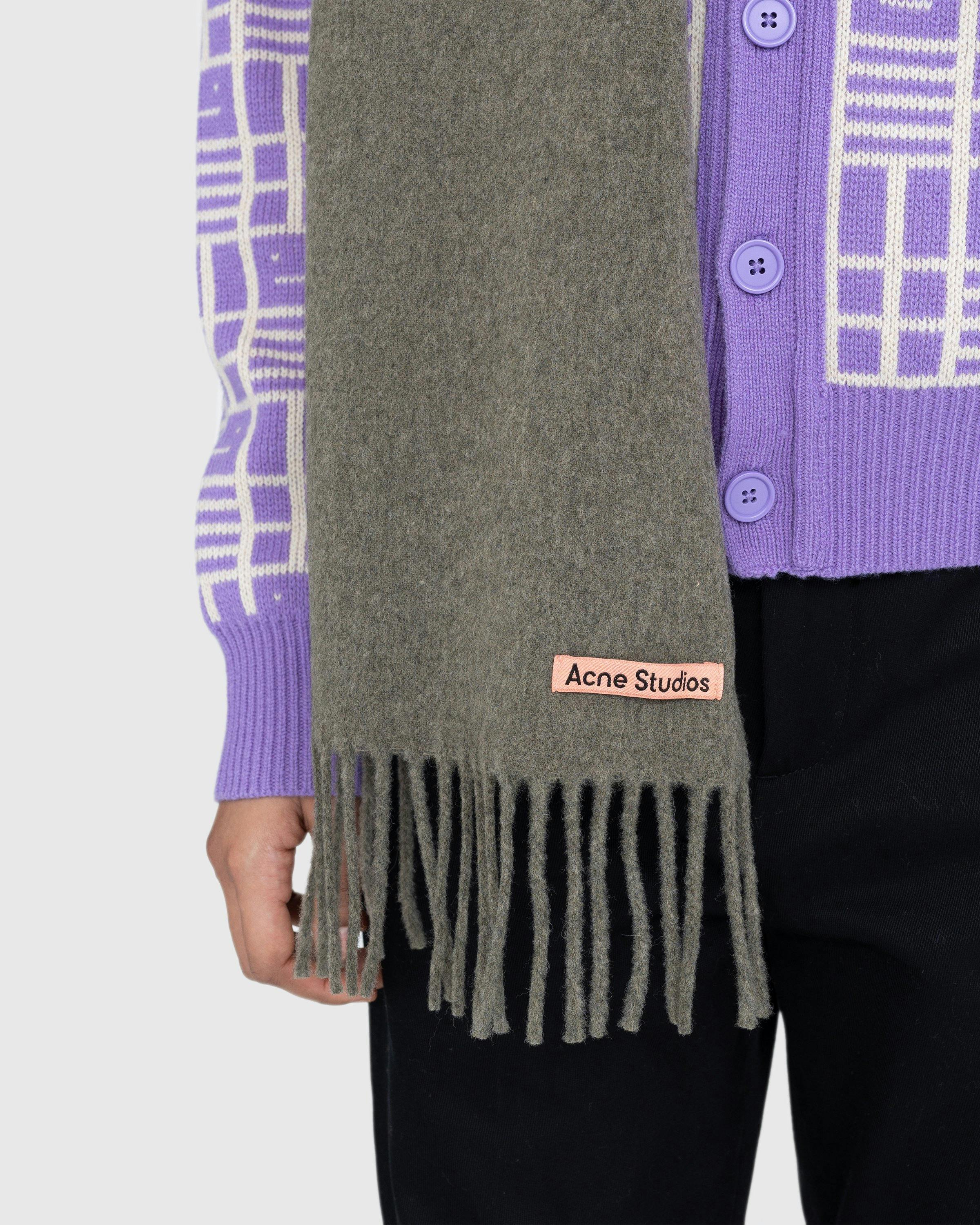 Acne Studios – Skinny Wool Scarf Gray | Highsnobiety Shop