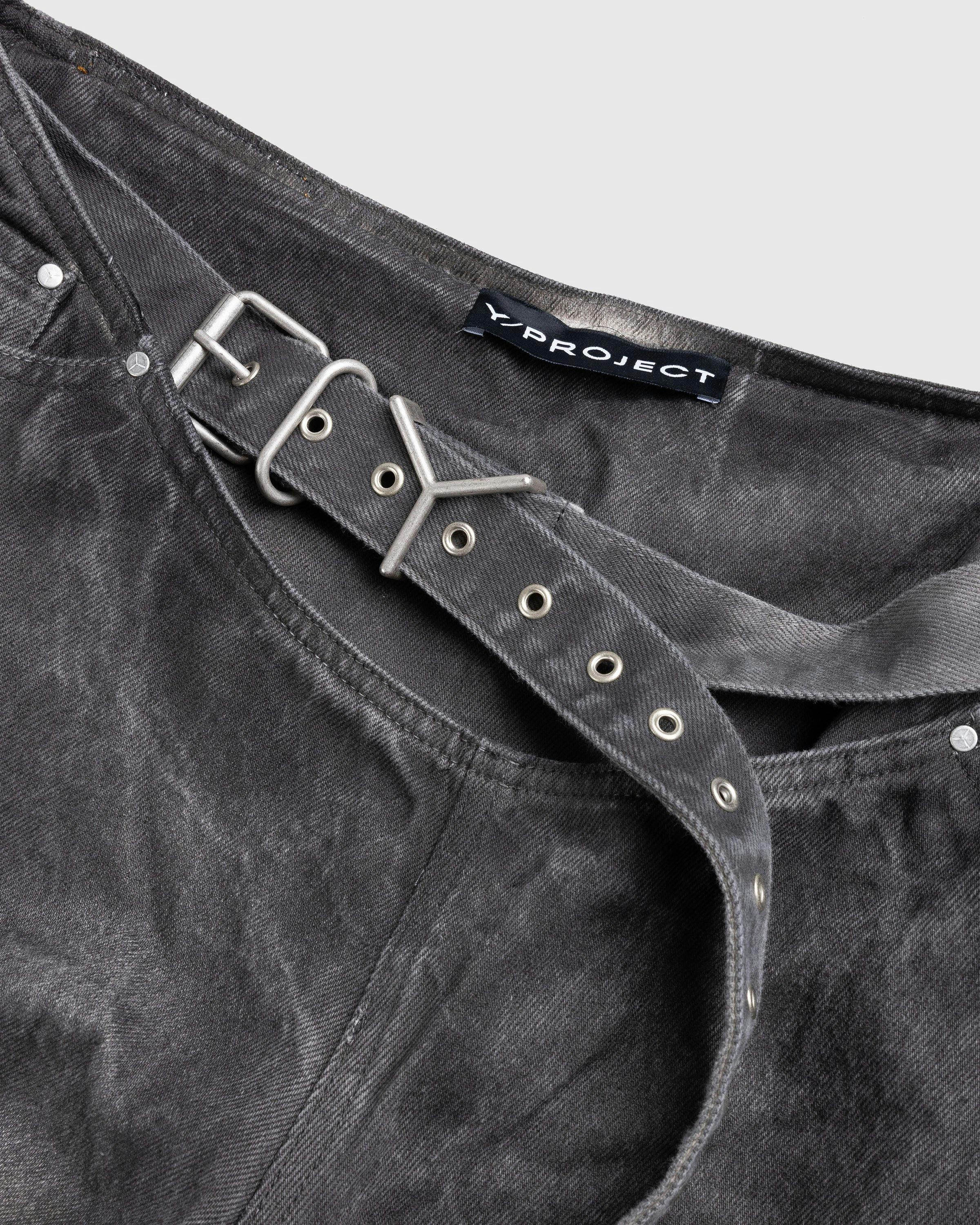 Y/Project – Y Belt Arc Jeans Faded Black | Highsnobiety Shop