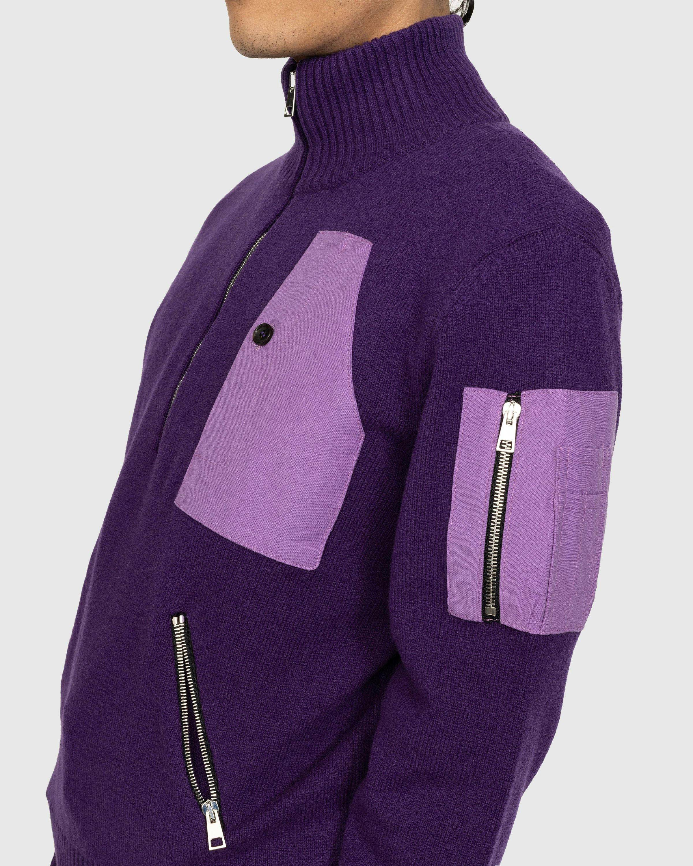 Winnie New York – Zip-Up Fleece Purple | Highsnobiety Shop