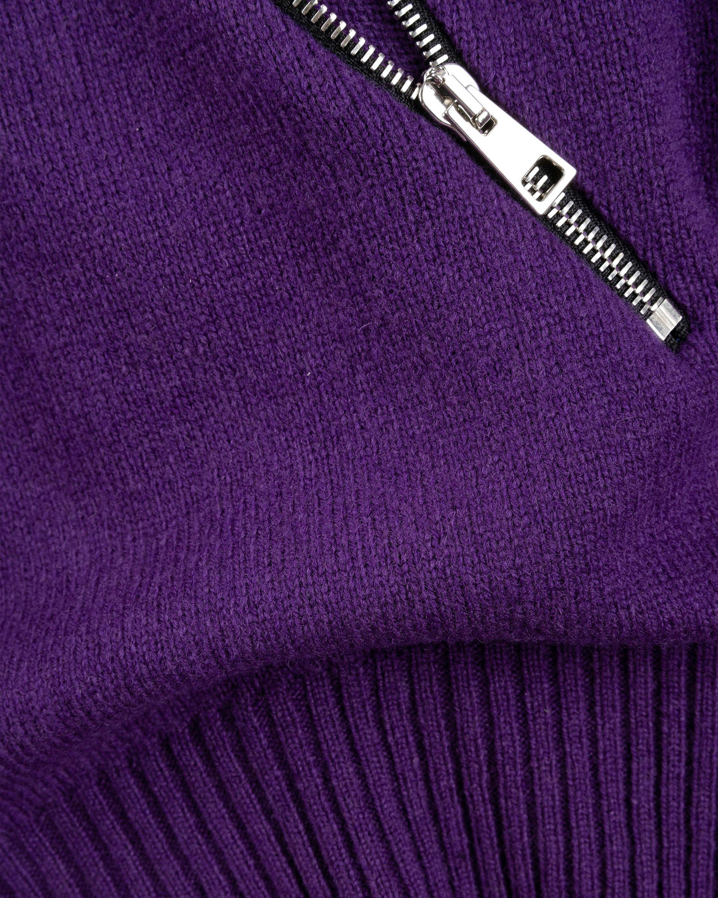 Winnie New York – Zip-Up Fleece Purple | Highsnobiety Shop