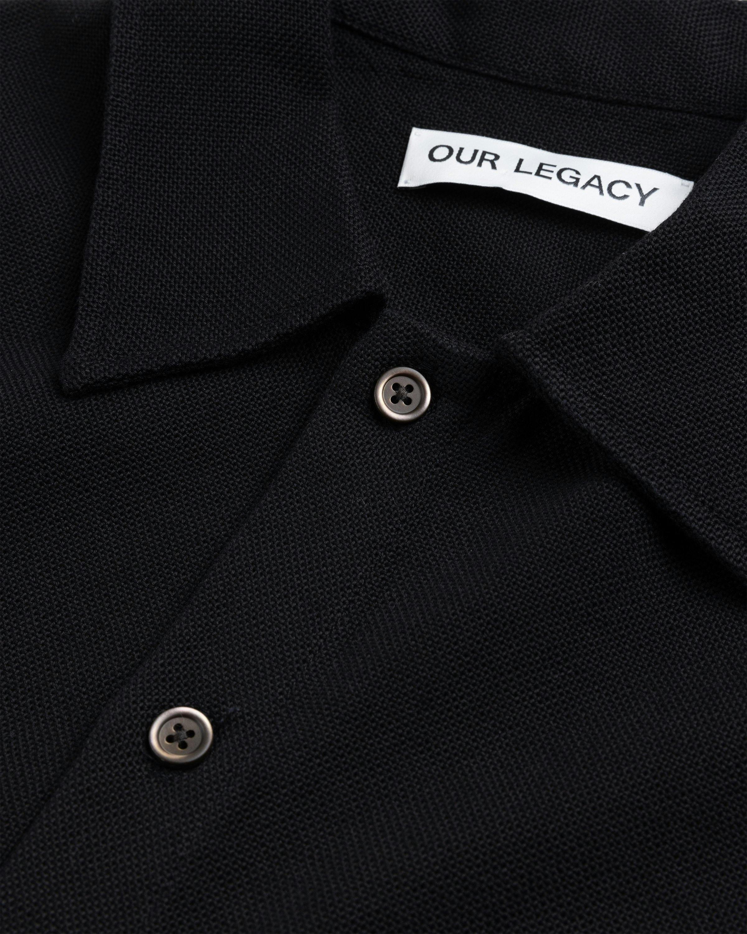 Our Legacy – Isola Shirt Black Sparse Panama Cotton | Highsnobiety Shop