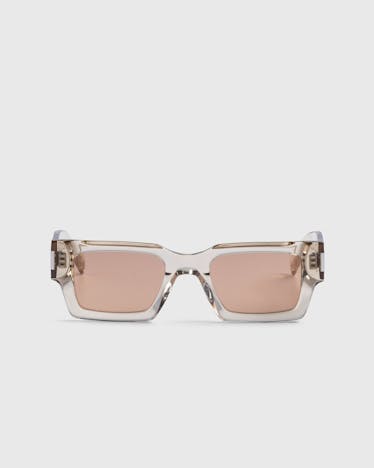 Saint Laurent – SL 572 Square Frame Sunglasses Black/Crystal ...