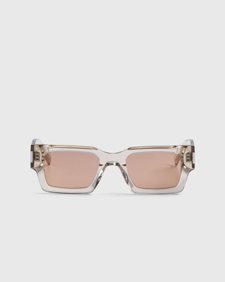 Saint Laurent – SL 572 Square Frame Sunglasses Black/Crystal ...