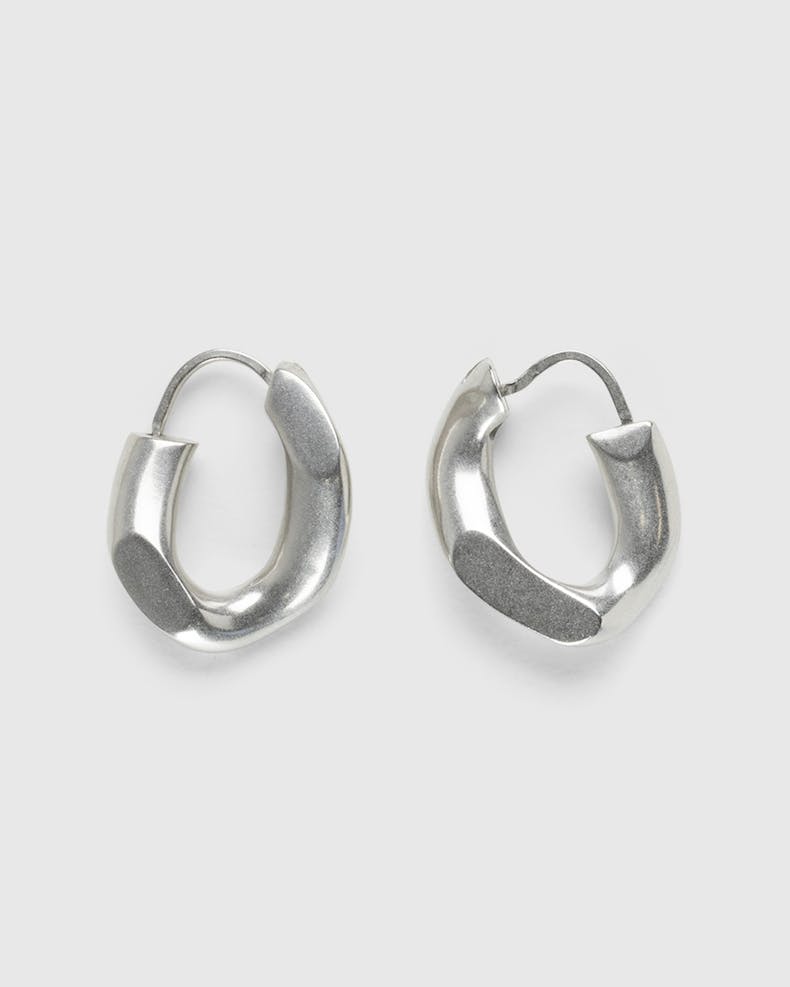 Maison Margiela – Hoop Earring Silver | Highsnobiety Shop