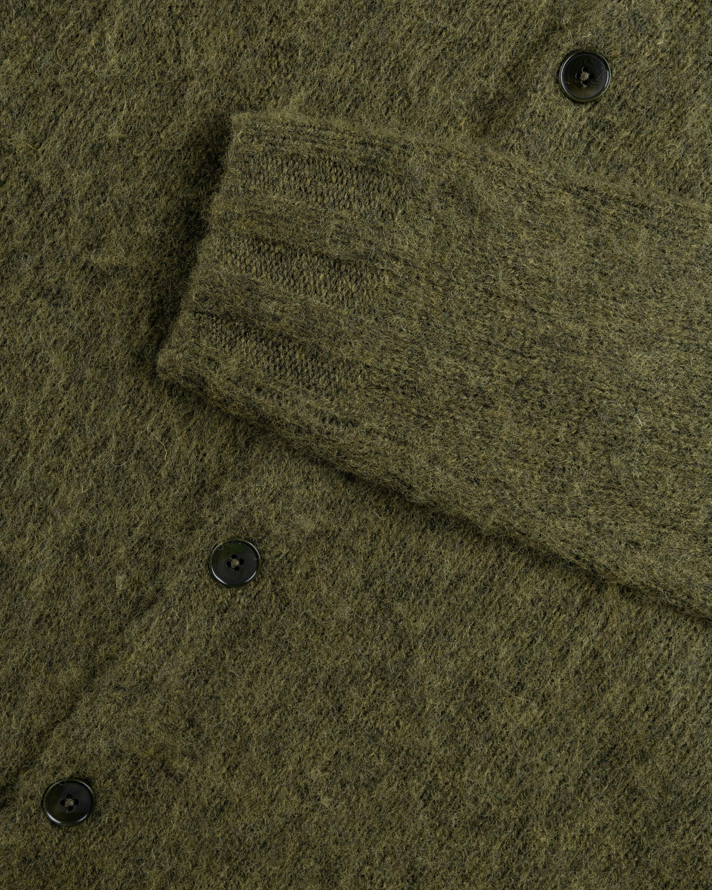 Acne Studios – Polo Wool Cardigan Dark Olive | Highsnobiety Shop