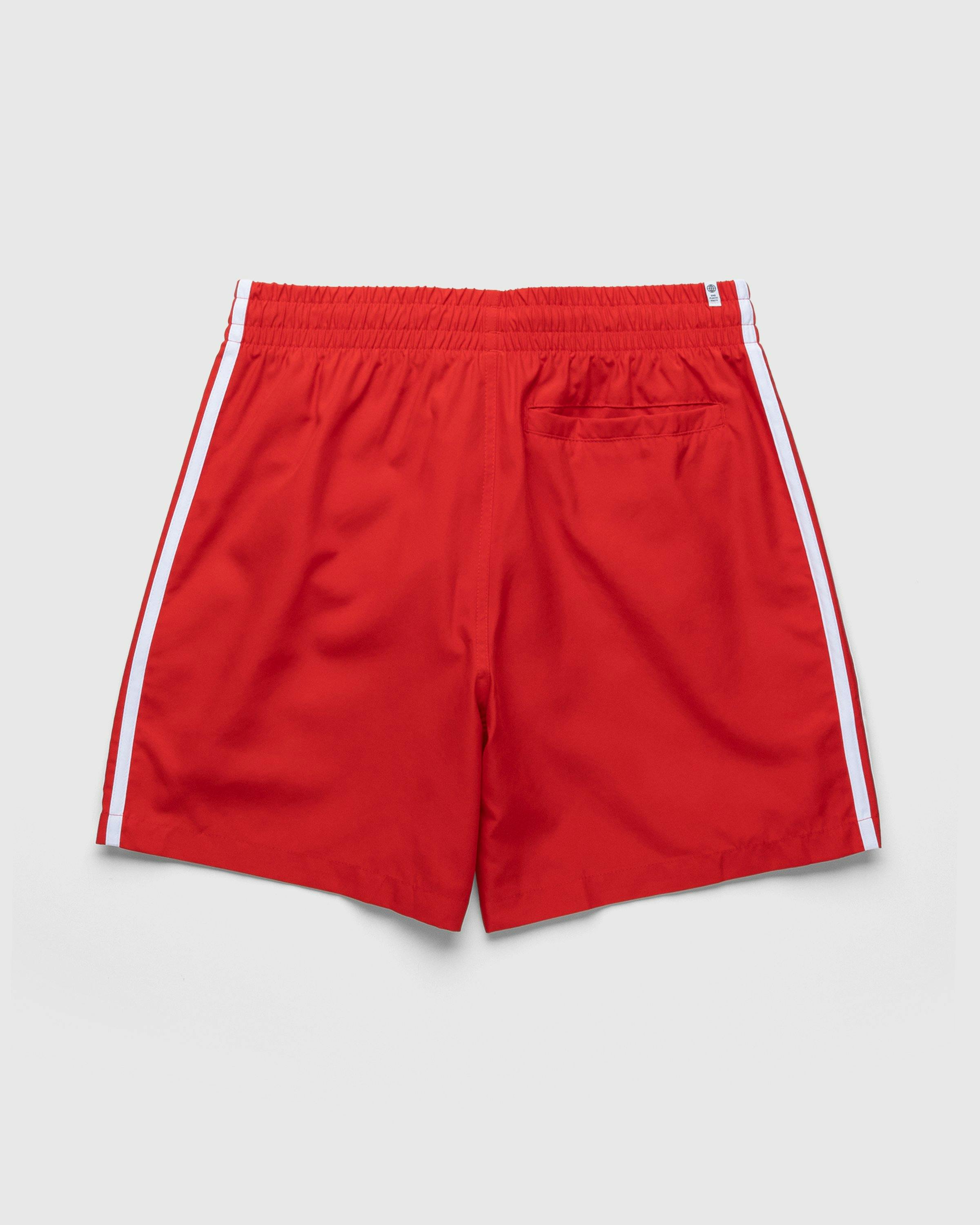 Adidas – Classic 3-Stripes Swim Shorts Vivid Red | Highsnobiety Shop