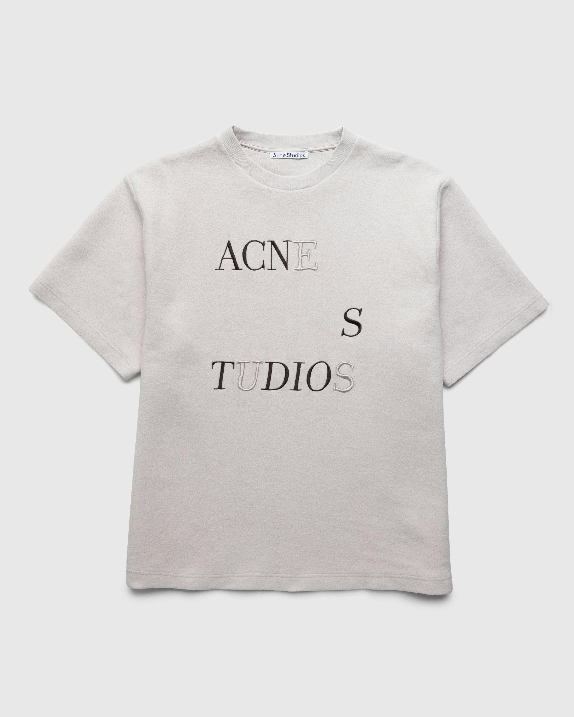 Acne Studios – Logo T-Shirt Beige | Highsnobiety Shop
