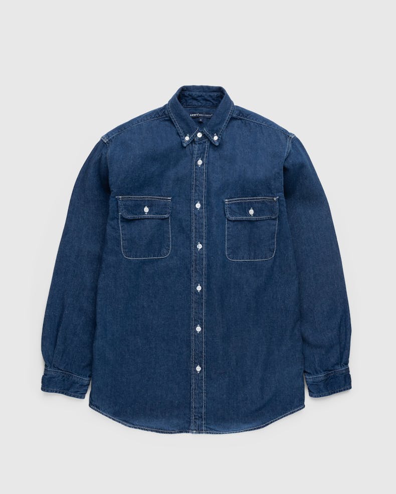 Levi's – LVC 1879 Pleated Blouse Jacket Indigo Blue | Highsnobiety Shop