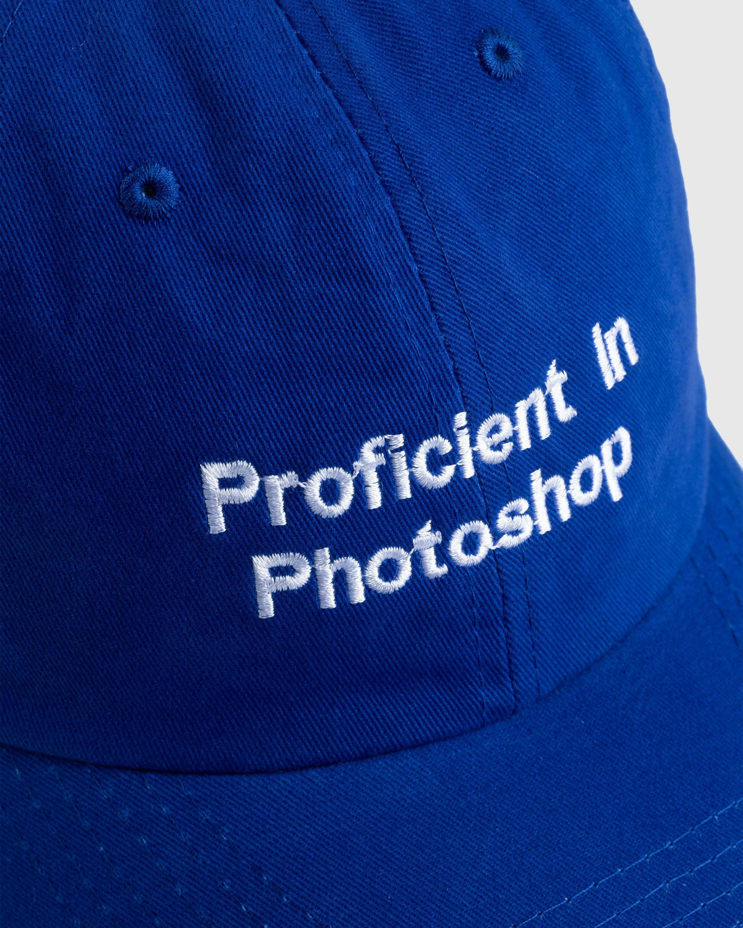 HO HO COCO – Proficient In Photoshop Cap Cobalt/White | Highsnobiety Shop