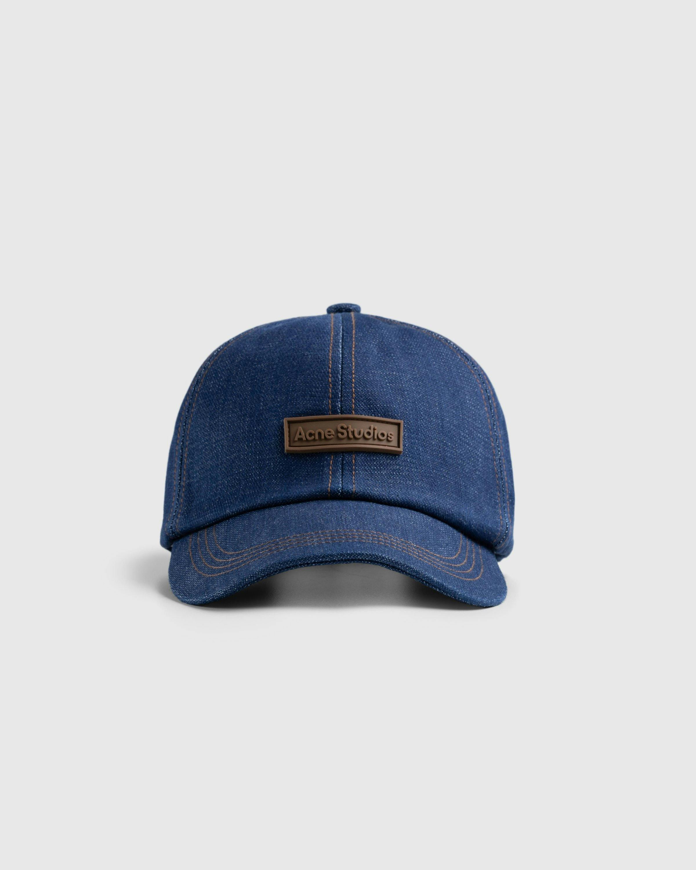 Acne Studios – Denim Baseball Cap Indigo blue | Highsnobiety Shop