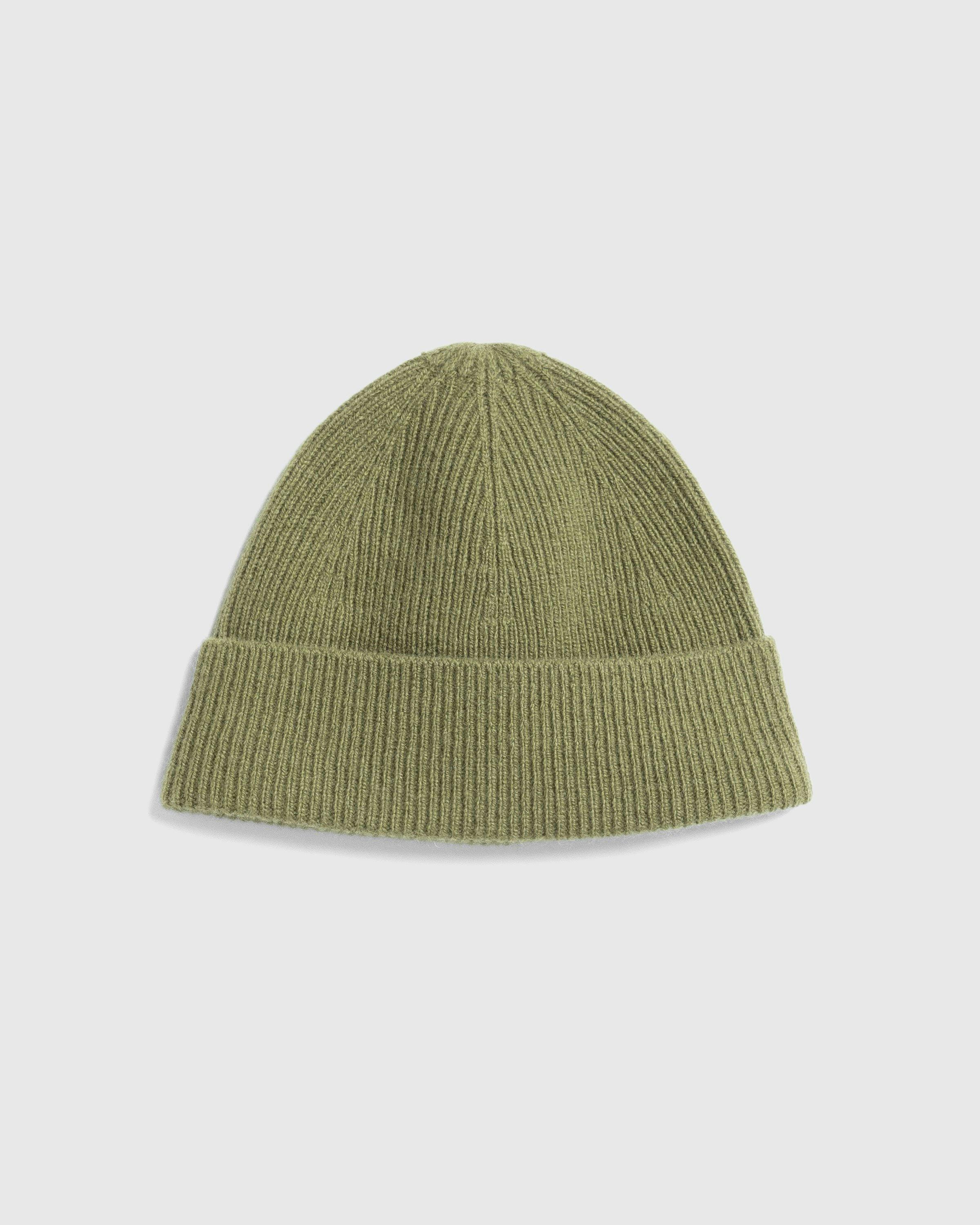 Acne Studios – Wool Cashmere Beanie Olive Green | Highsnobiety Shop