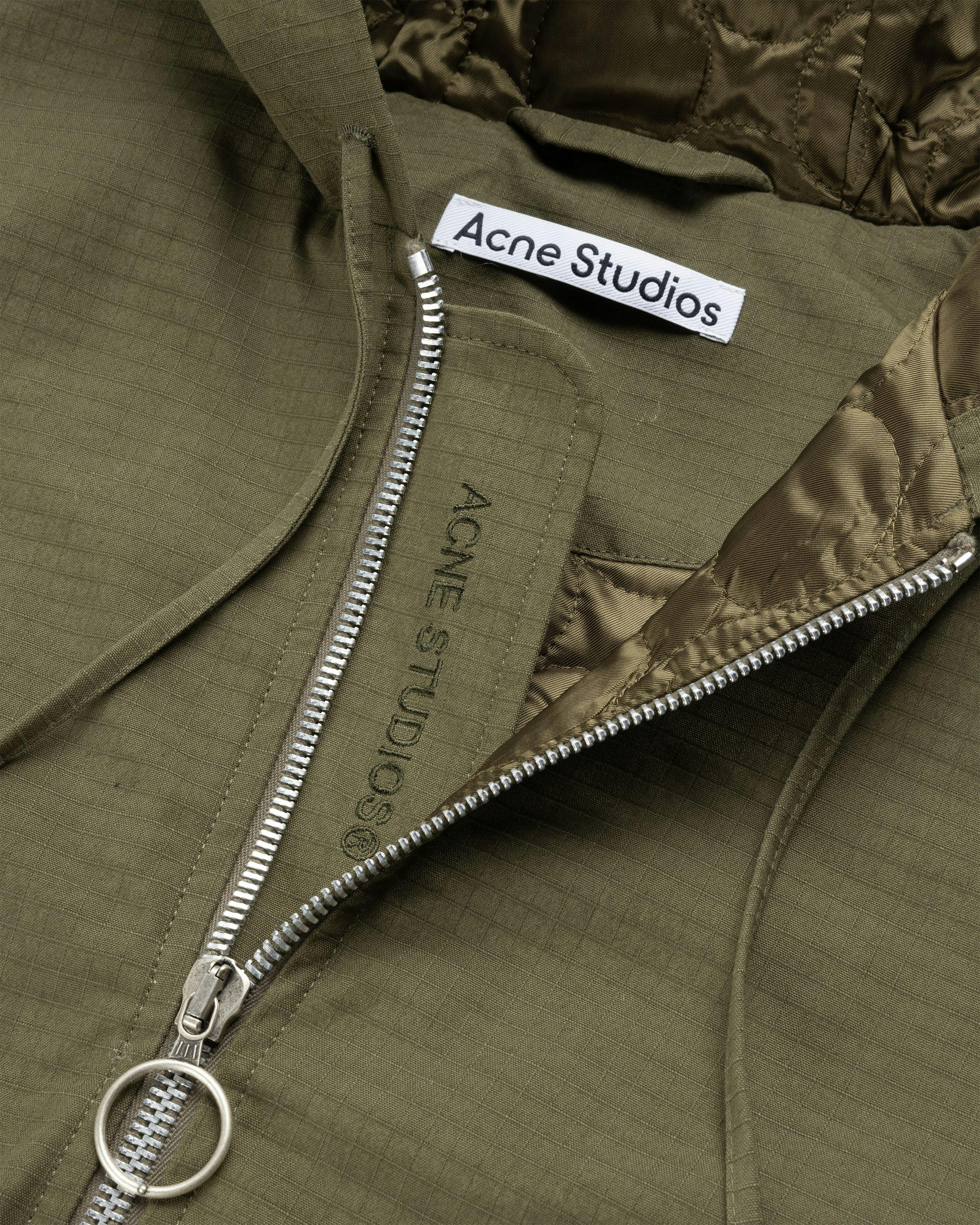 Acne Studios – Ripstop Padded Jacket Olive Green | Highsnobiety Shop
