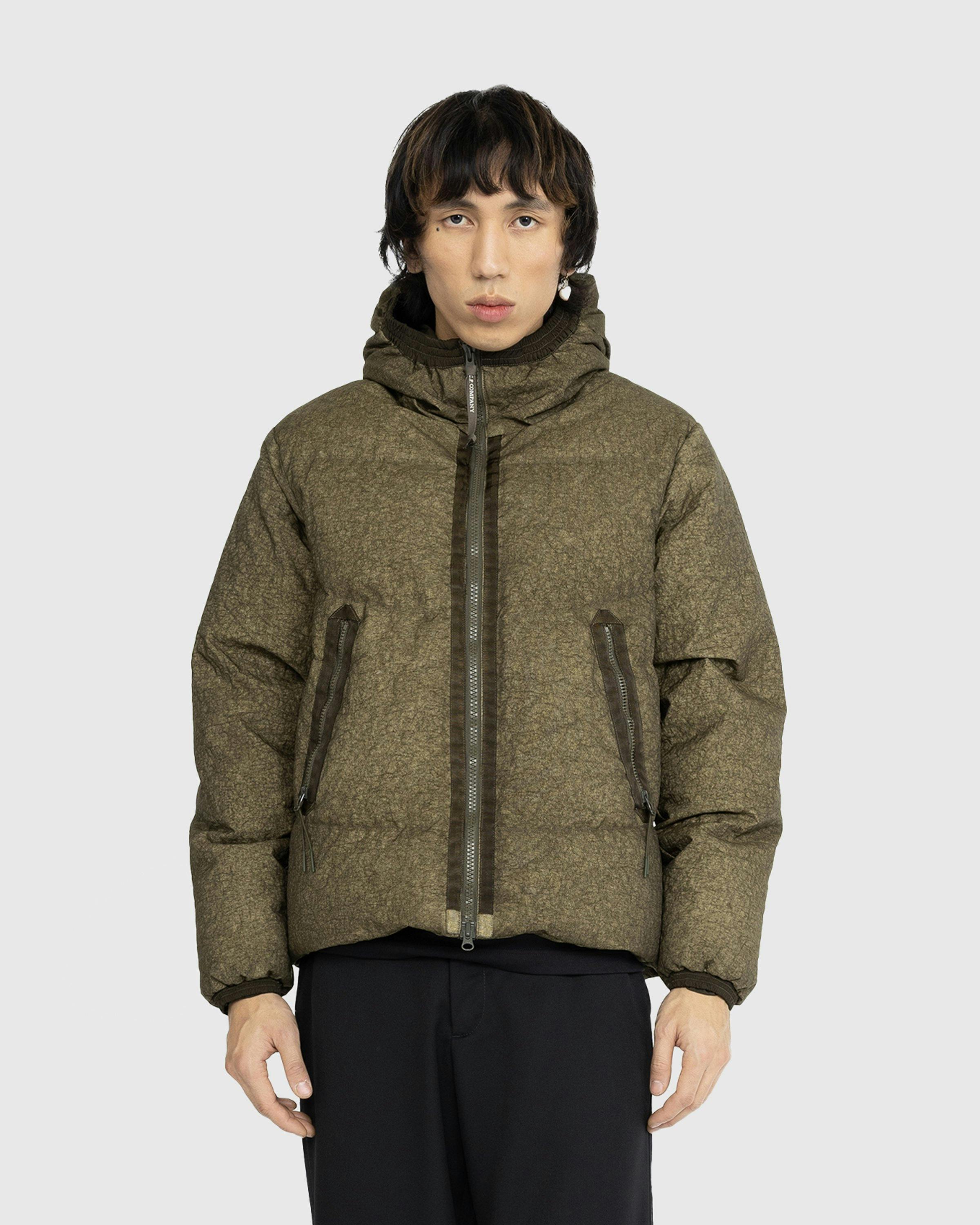 C.P. Company – Co-Ted Goggle Down Jacket Ivy Green | Highsnobiety Shop